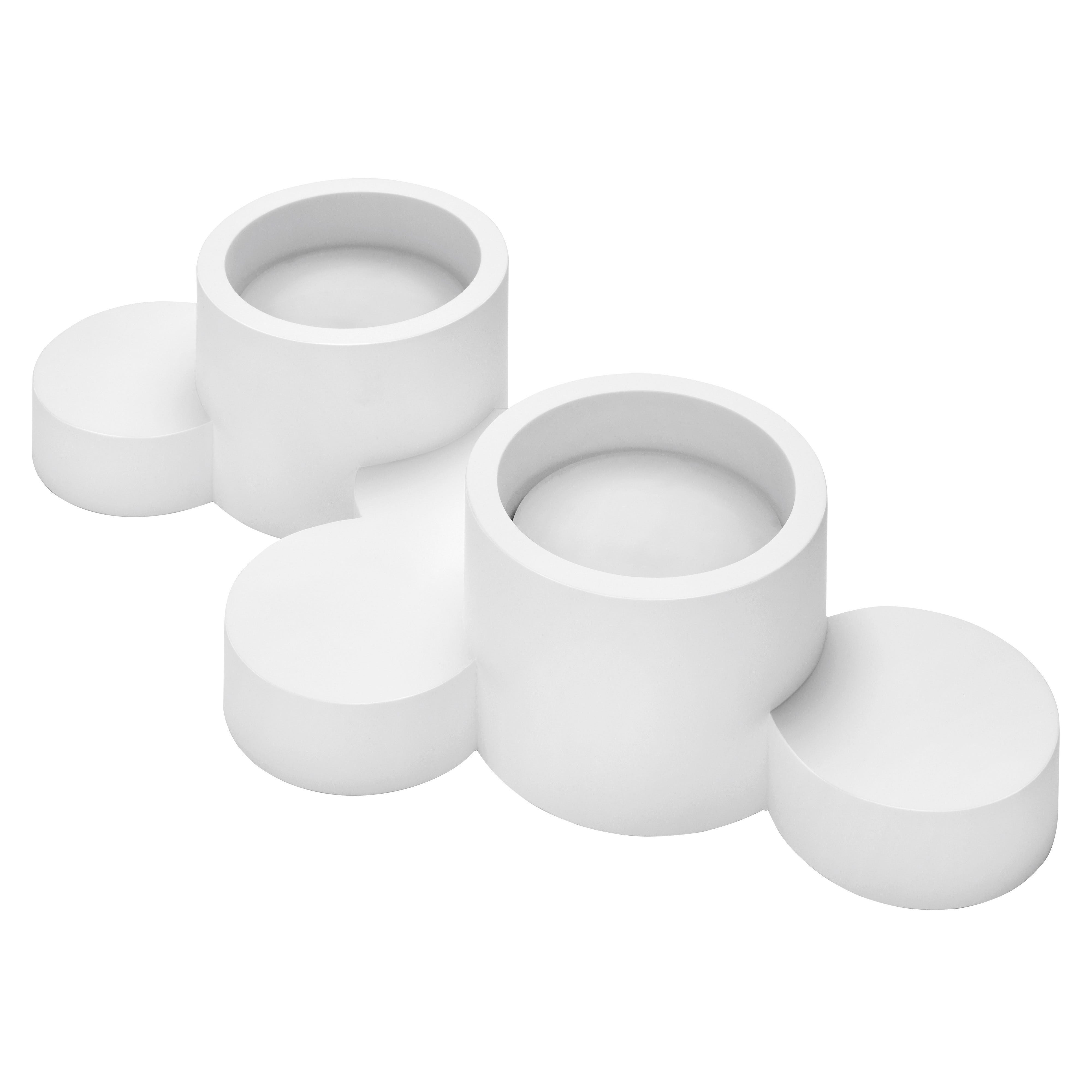 PLAFONIERA GESSO GHIO MEDIA SFORZIN DESIGN MARCO SPATTI ATTACCO 2 Gx5,3 ...