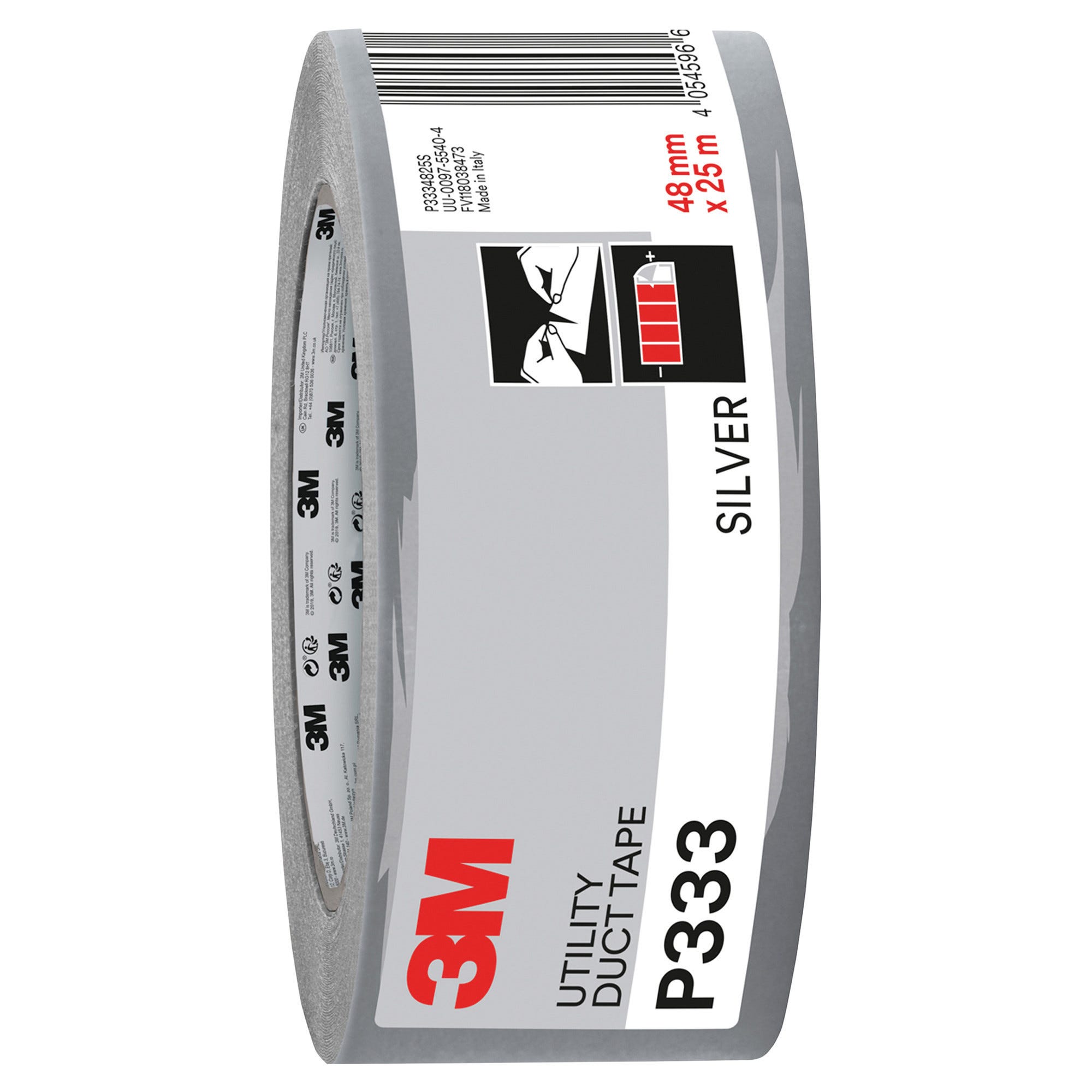 NASTRO RIPARAZIONE 3M P333 48mm x 25m SILVER ALTA RESISTENZA ...