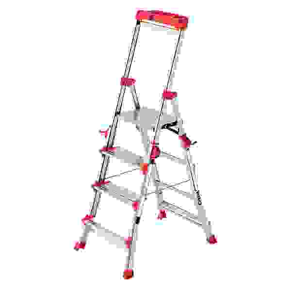 SCALA ALLUMINIO MULTIPOSIZIONE 5 GRADINI PESO 5,8 kg PORTATA 150 kg ...