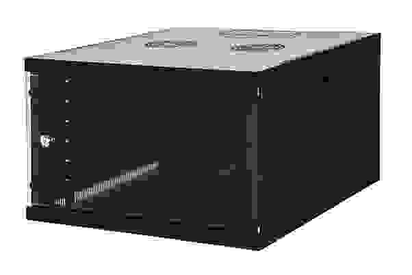 QUADRO RACK FANTON DA PARETE 19'' 6 UNITA' PORTA ANTERIORE IN VETRO ...