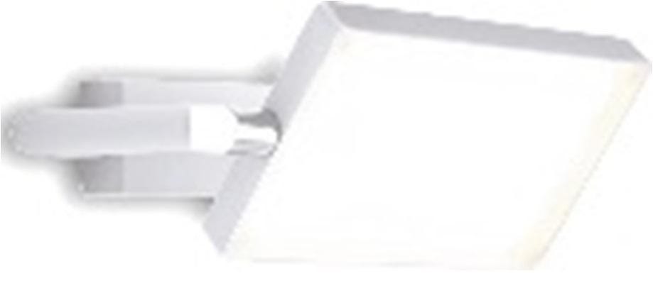 APPLIQUE LED BOOK 17W 3200K 1300 lumen COLORE BIANCO SATINATO