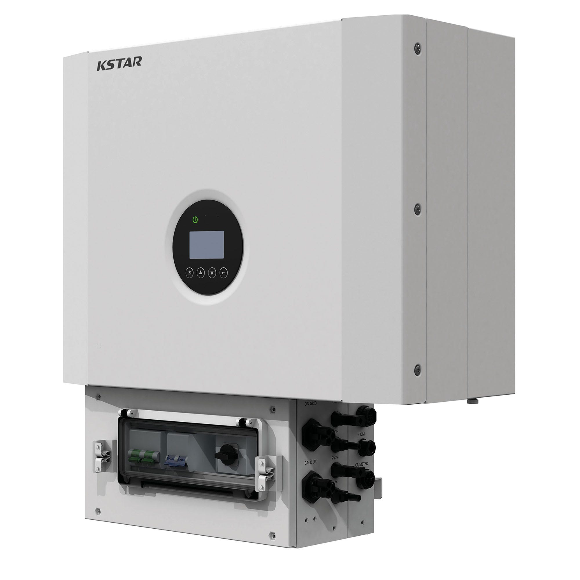 INVERTER IBRIDO KSTAR MONOFASE 5 KW IP65 QUADRO AC/DC INCLUSO CAPACITA ...
