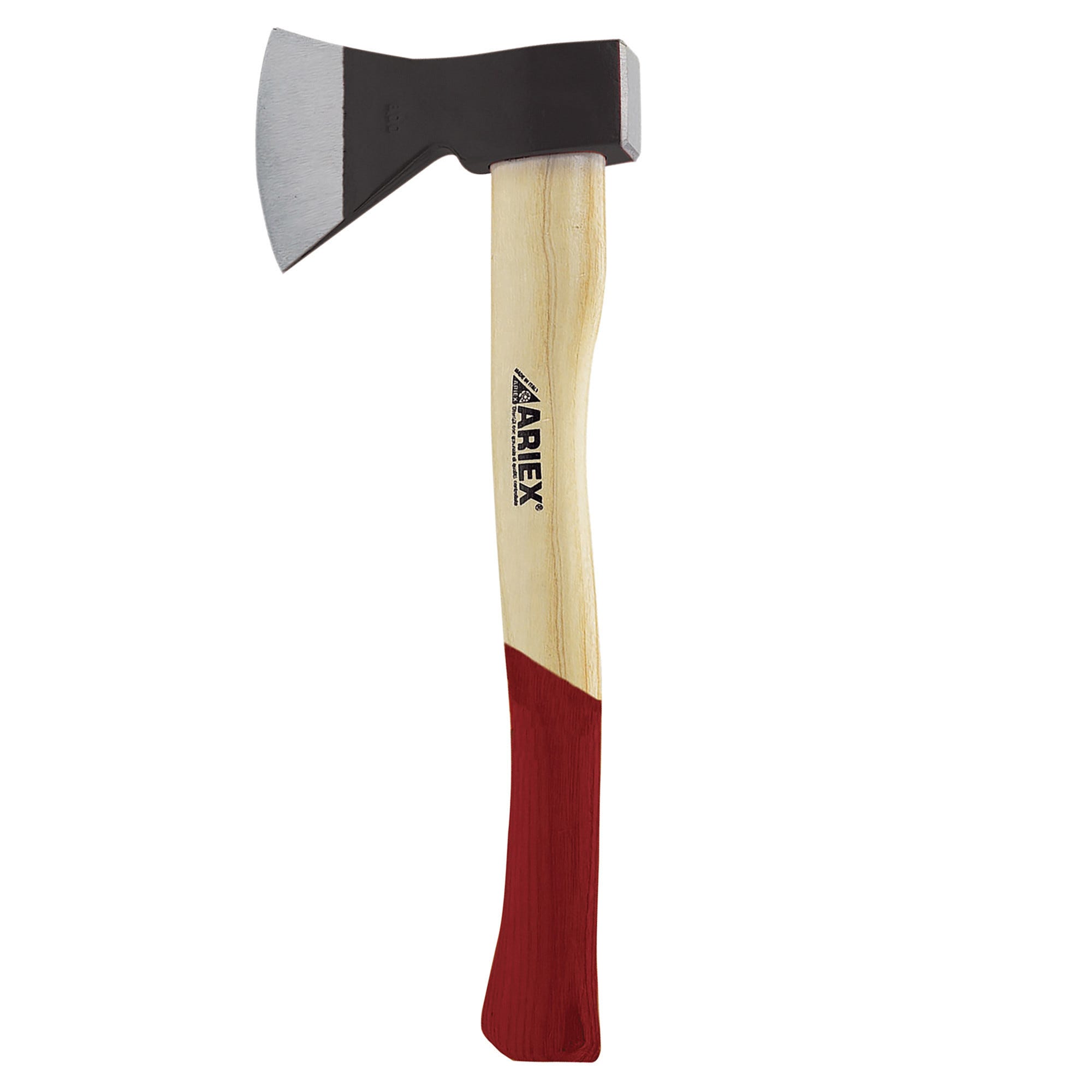 ACCETTA FORGIATA E TEMPRATA ARIEX 800 g MANICO IN LEGNO SAGOMATO TIPO ...