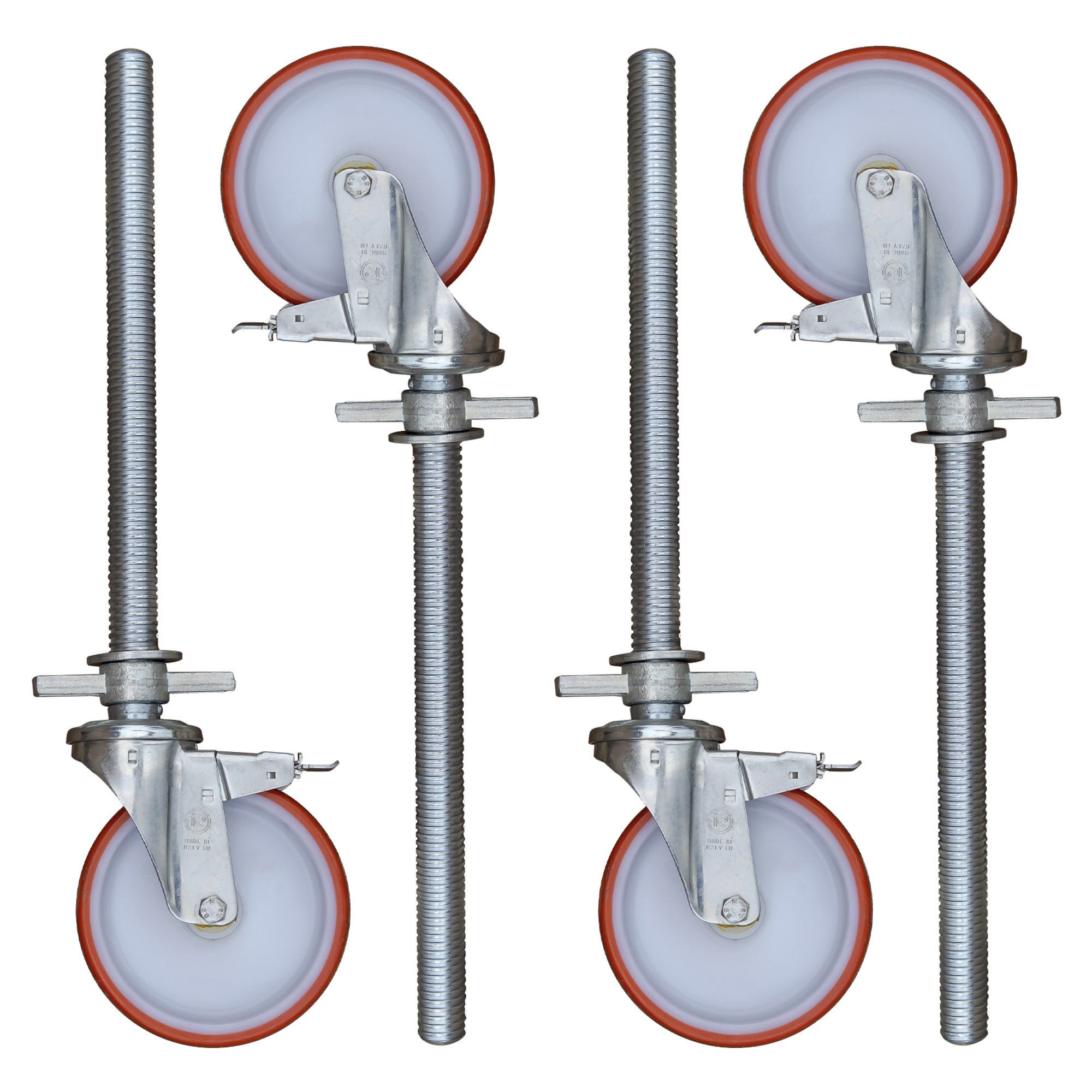 KIT 4 RUOTE Ø 200 mm PER RS180