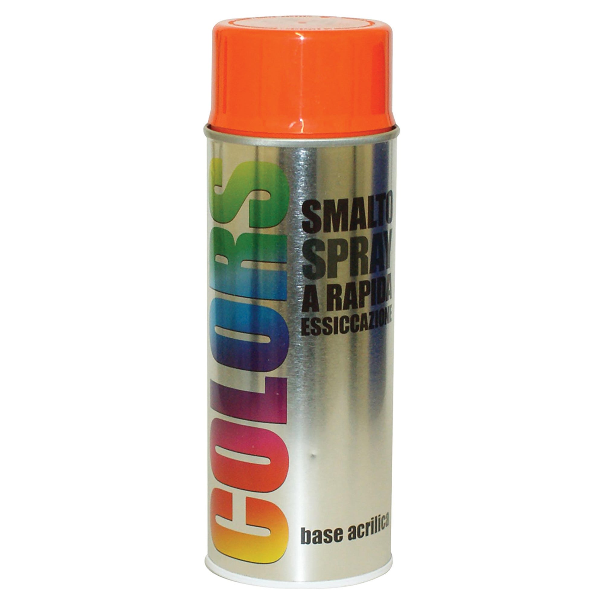 SMALTO SPRAY COLORS MOTIP RAL 2004 ARANCIO PURO 400 ml 2 - 4 m² CON 1 l