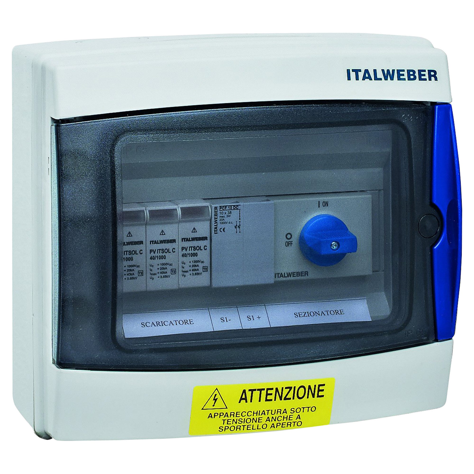QUADRO ITALWEBER 1 STRINGA DC 3KW PRECABLATO IP65