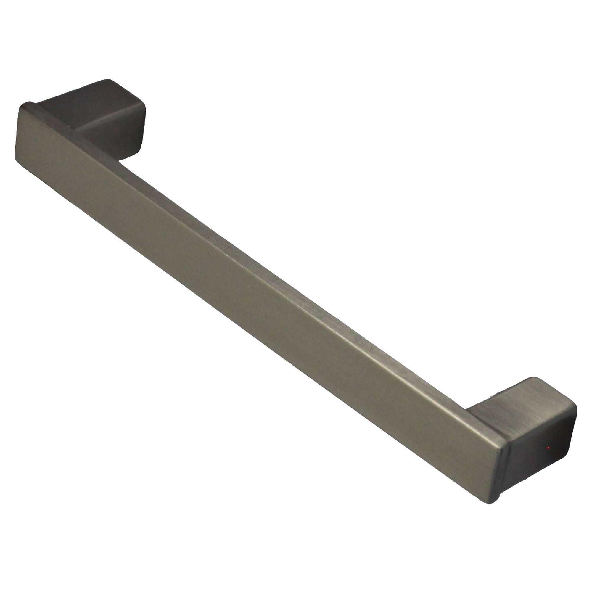 MANIGLIA ZAMA 108x11x19 mm NICHEL SATINATO OPACO INTERASSE 96 mm