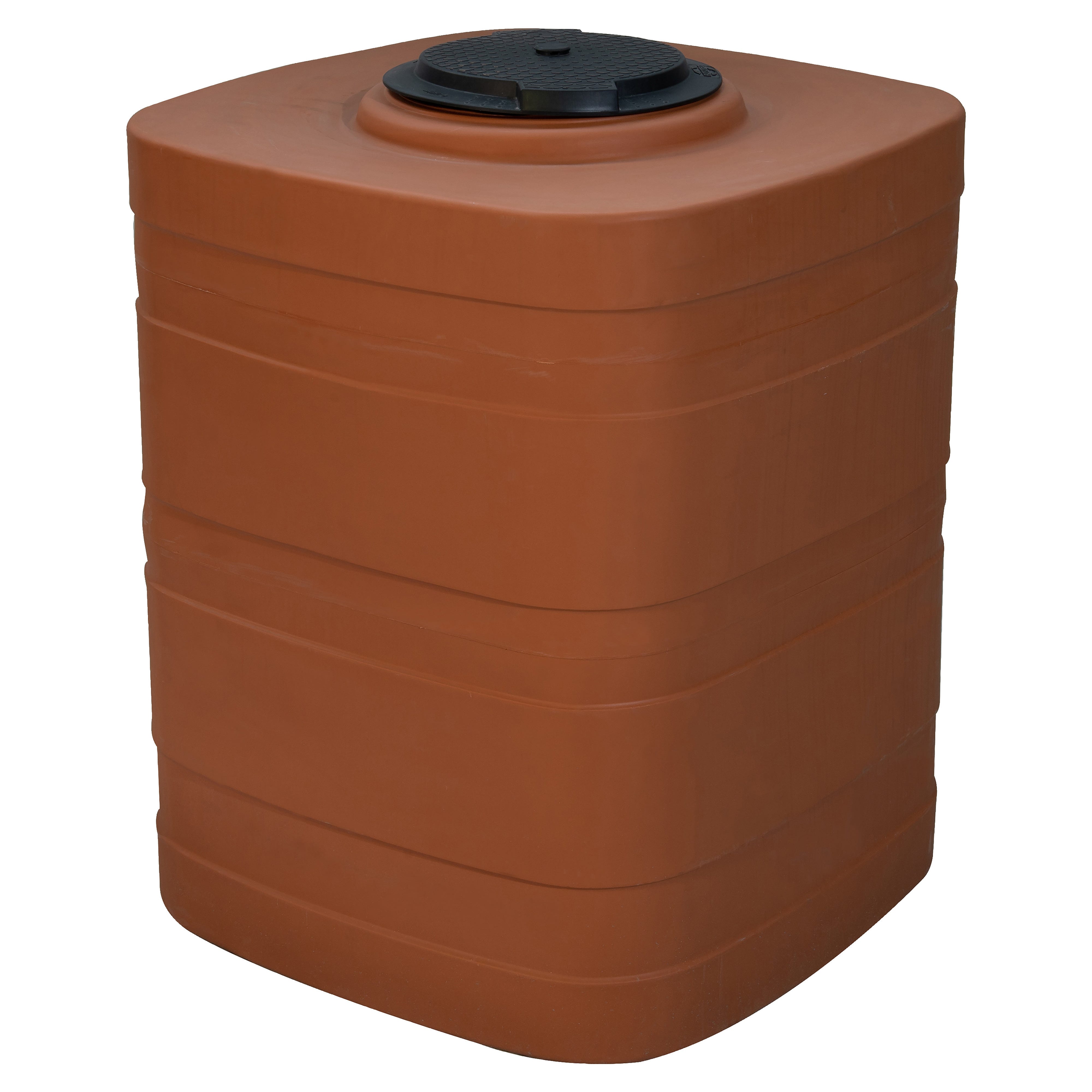 CISTERNA CUBO 500 l TERRACOTTA IN POLIETILENE POTABILE O LIQUIDI