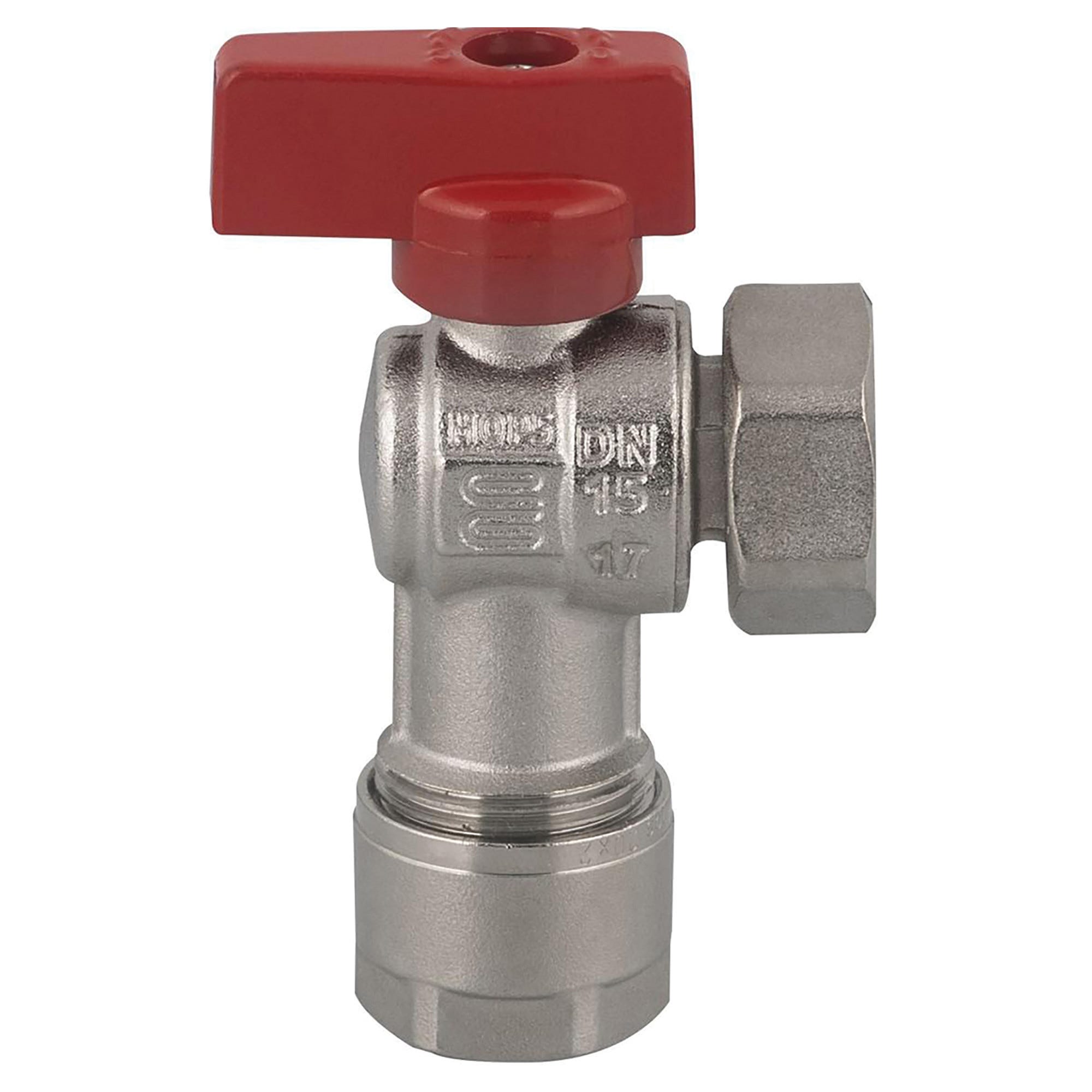 VALVOLA ACQUA ENOLGAS A SQUADRA GIRELLO 3/4'' x Ø 20 mm ATTACCO ...
