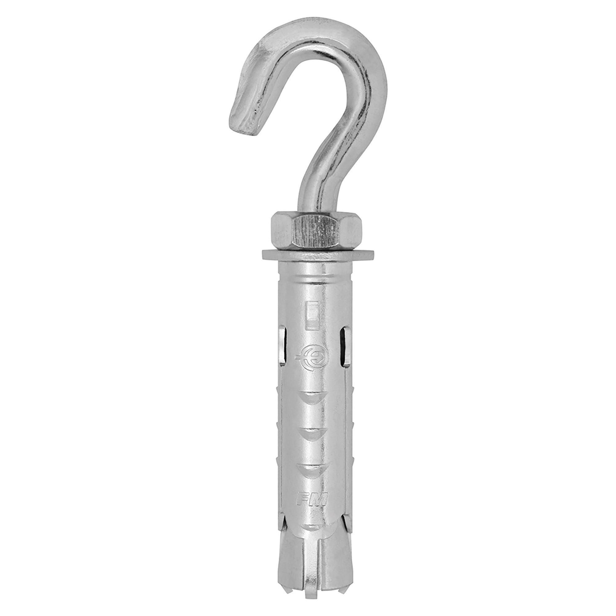 TASSELLI ACCIAIO FRIULSIDER 10x45 Mm 2 PEZZI CON GANCIO M6x50 Mm