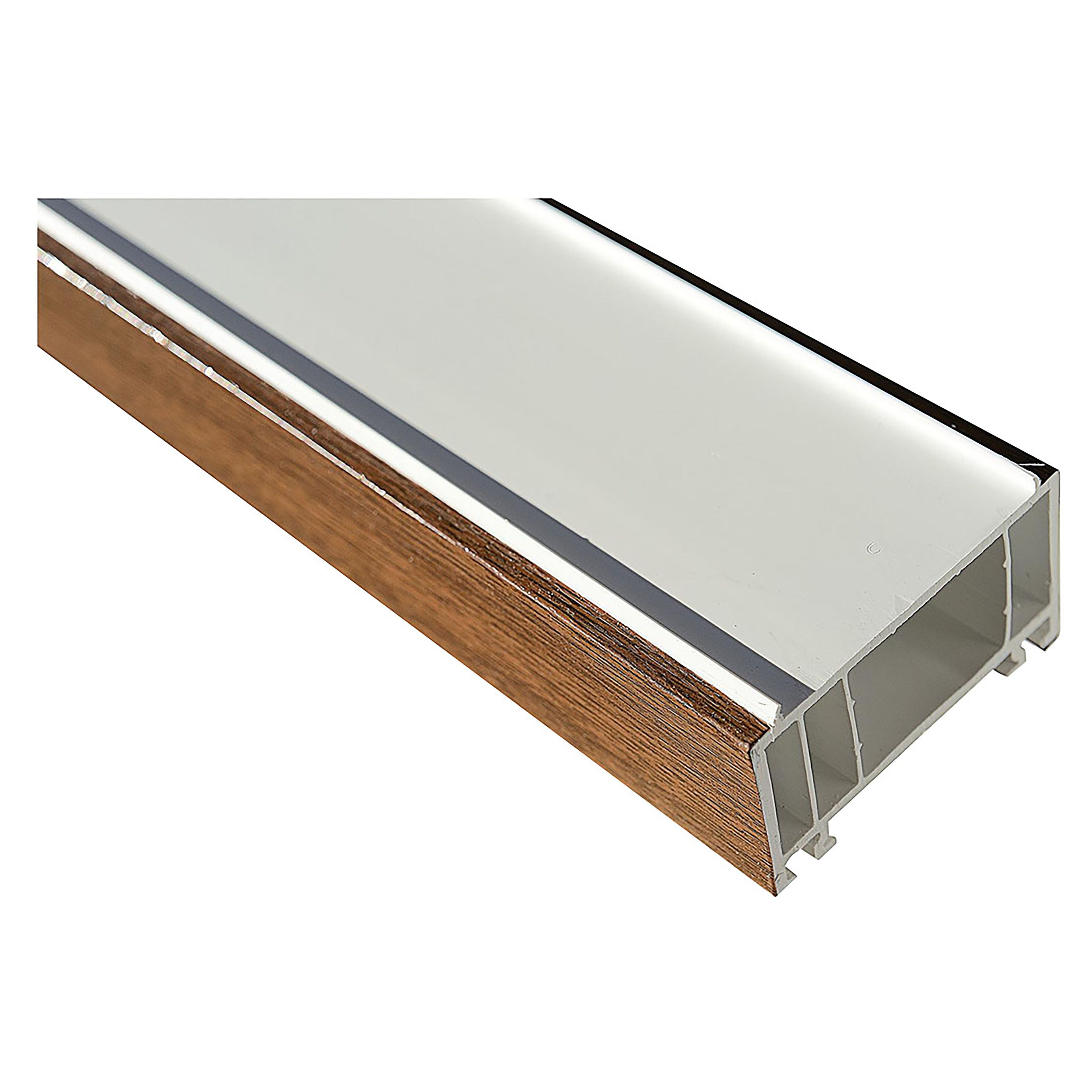 PROFILO DI COMPENSAZIONE IN PVC NOCE 3000x70x40 mm (HxLxP)