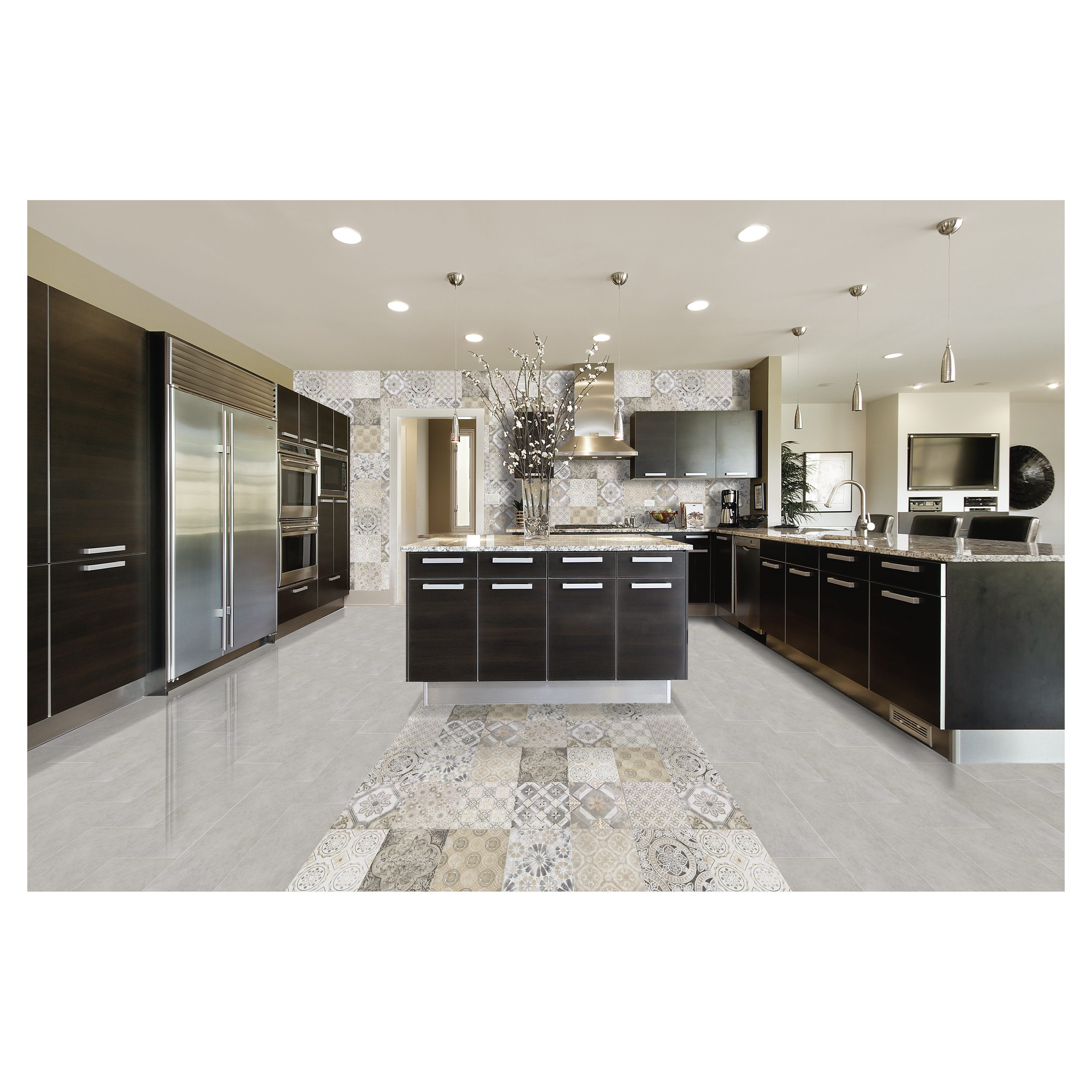 PAVIMENTO INTERNO ABSOLUTE GRIGIO 31x62x0,8 cm PEI4 R10 GRES PORCELLANATO