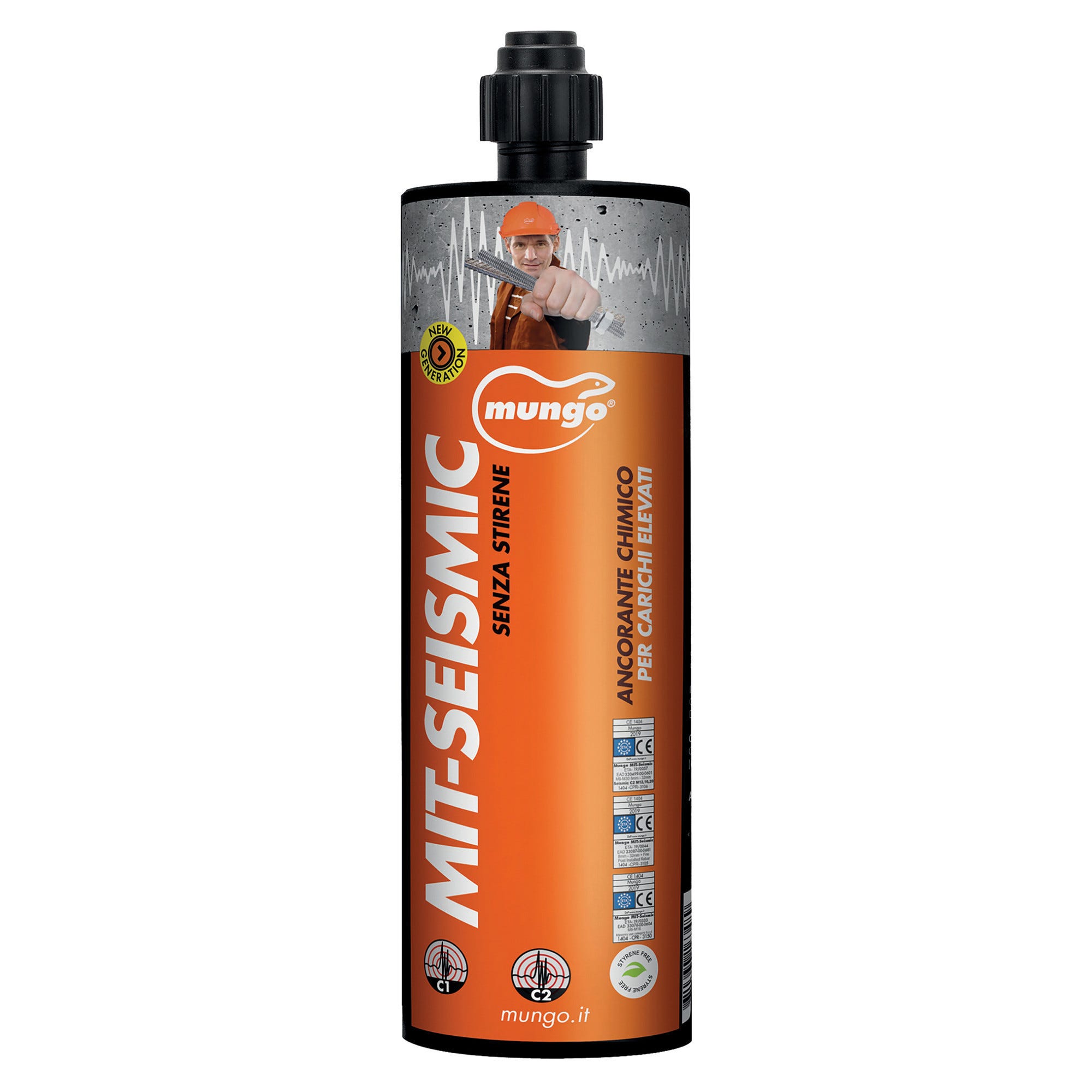 ANCORANTE CHIMICO VINILESTERE MUNGO SEISMIC 420ml SENZA STIRENE ALTE ...