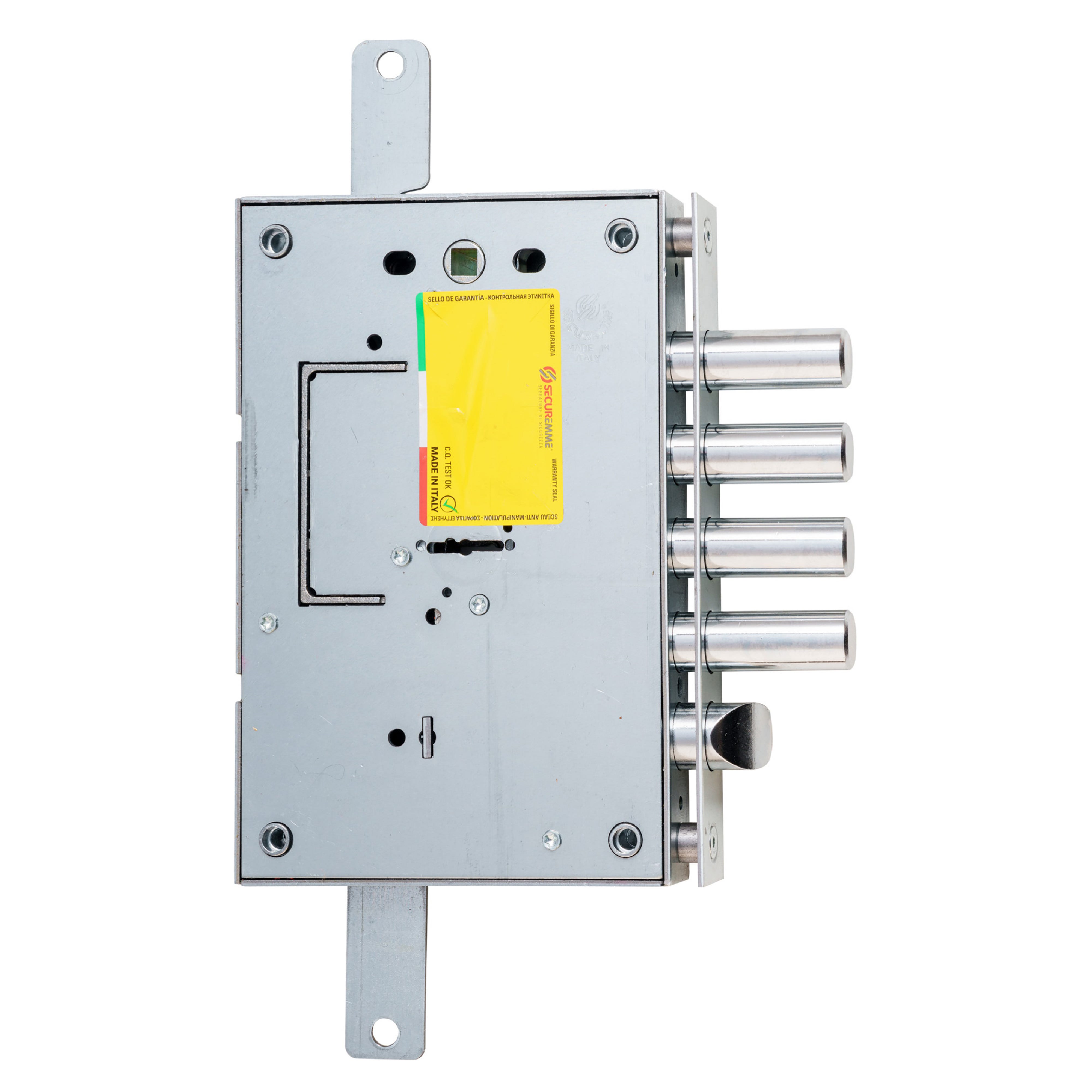 SERRATURA SECUREMME AD APPLICARE DOPPIA MAPPA 28 mm E73 mm TRIPLICE CON ...