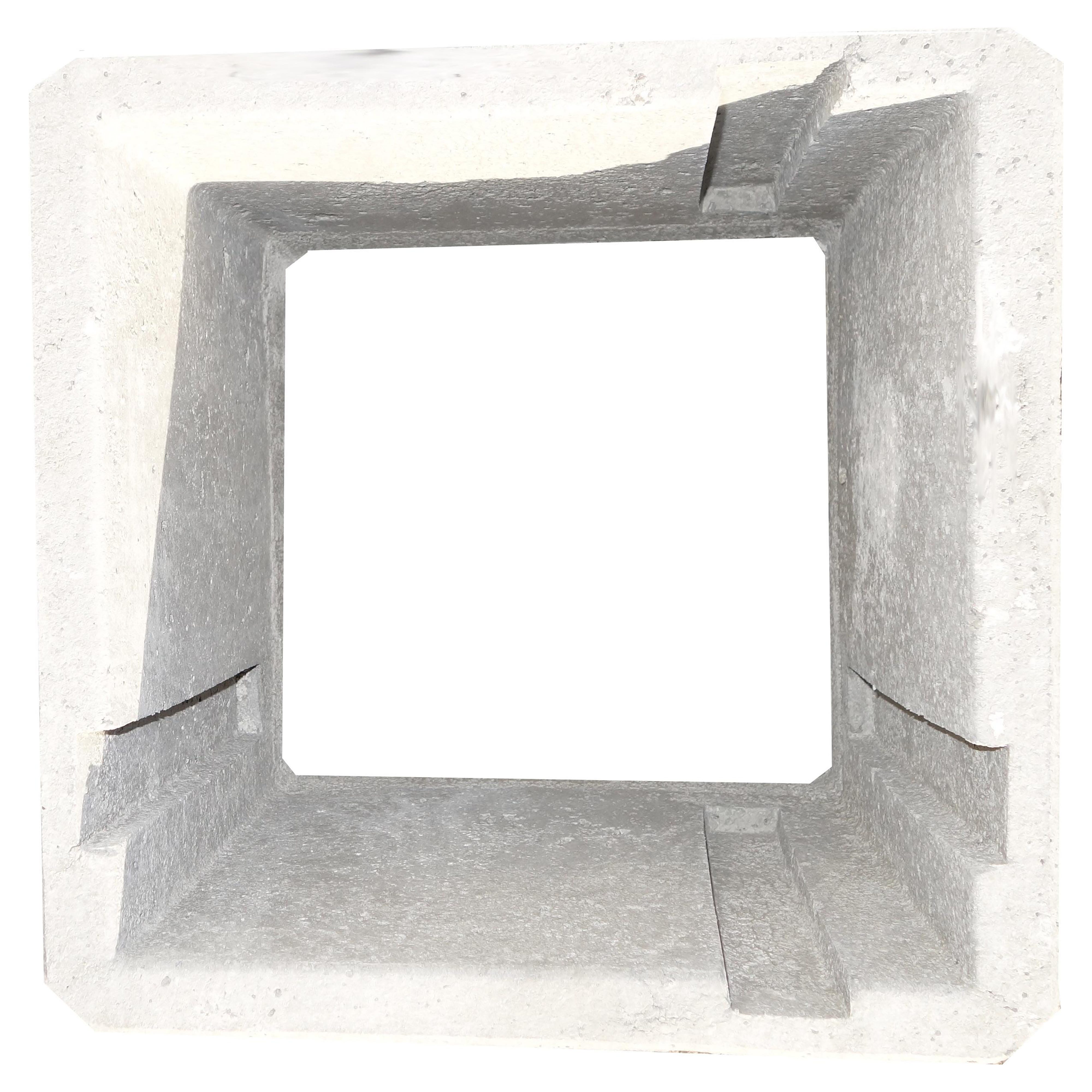 PROLUNGA IN CEMENTO 30x30 cm ESTERNO 35x35 cm