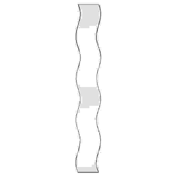 SPECCHIO ONDA FILO LUCIDO 25x120 cm (LxH)