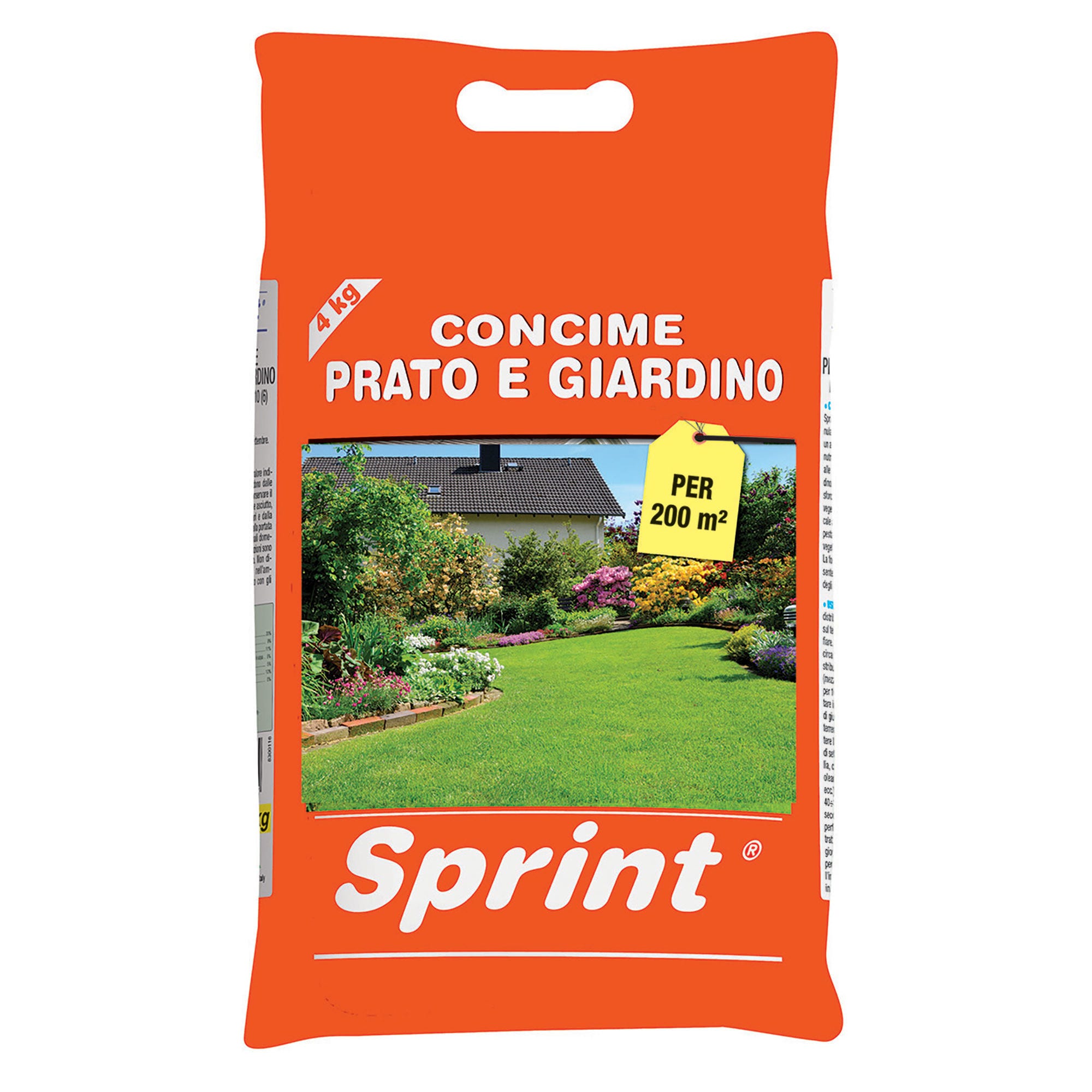 CONCIME PRATO-GIARDINO GRANULARE SPRINT PRONTO EFFETTO NPK 20.10.10+S 4 ...