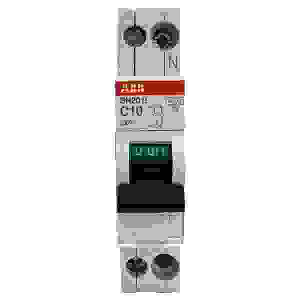 INTERRUTTORE DIFF MAGNETOTERMICO ABB CLASSE A 1P+N 20A 4,5KA AC 30mA 1 ...