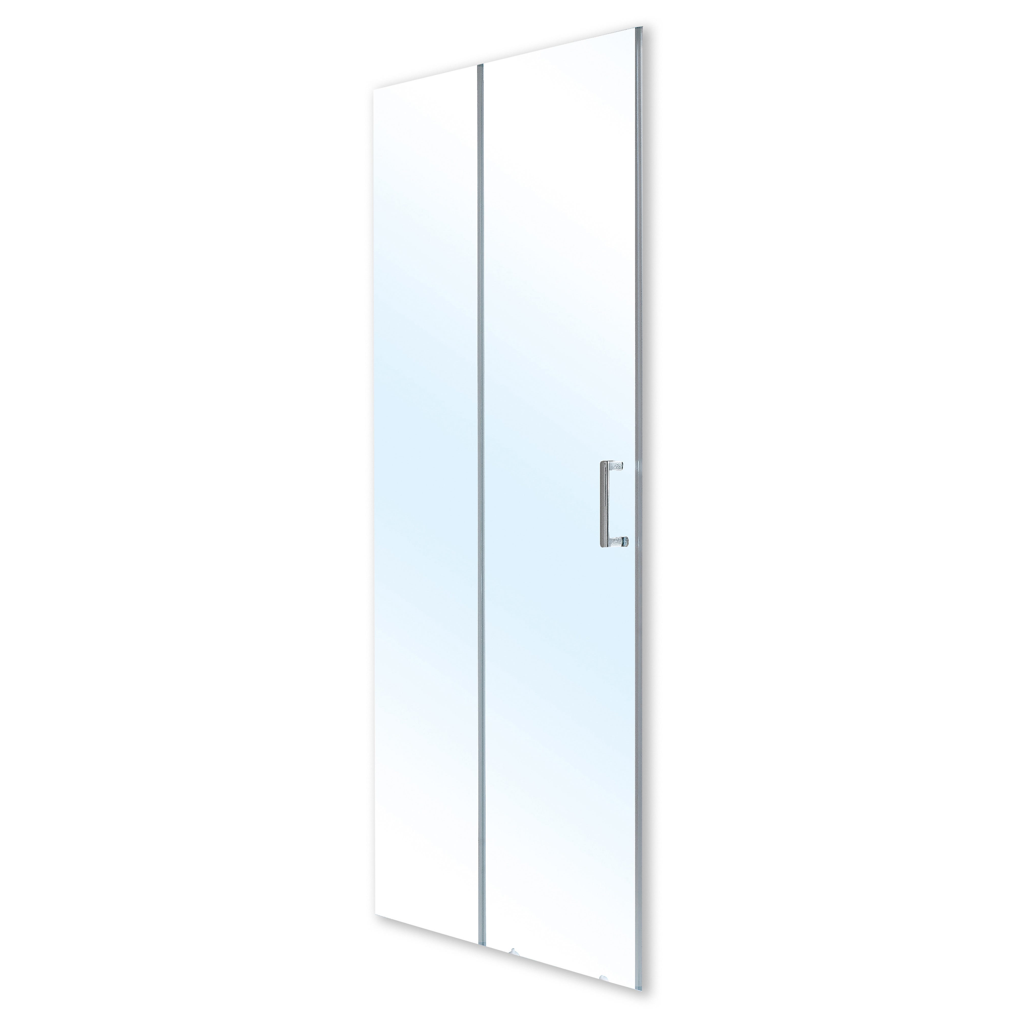 LATO PER ANGOLO VITA (87,5-90) H 195 cm VETRO TEMPERATO SERIGRAFATO 6 ...