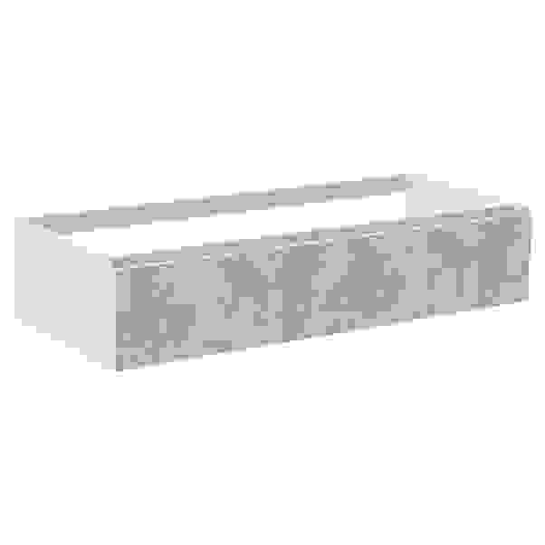 BASE DOLOMITE IN LEGNO COLORE GREY 1 CASSETTO 120x25x50 cm (LxHxP)