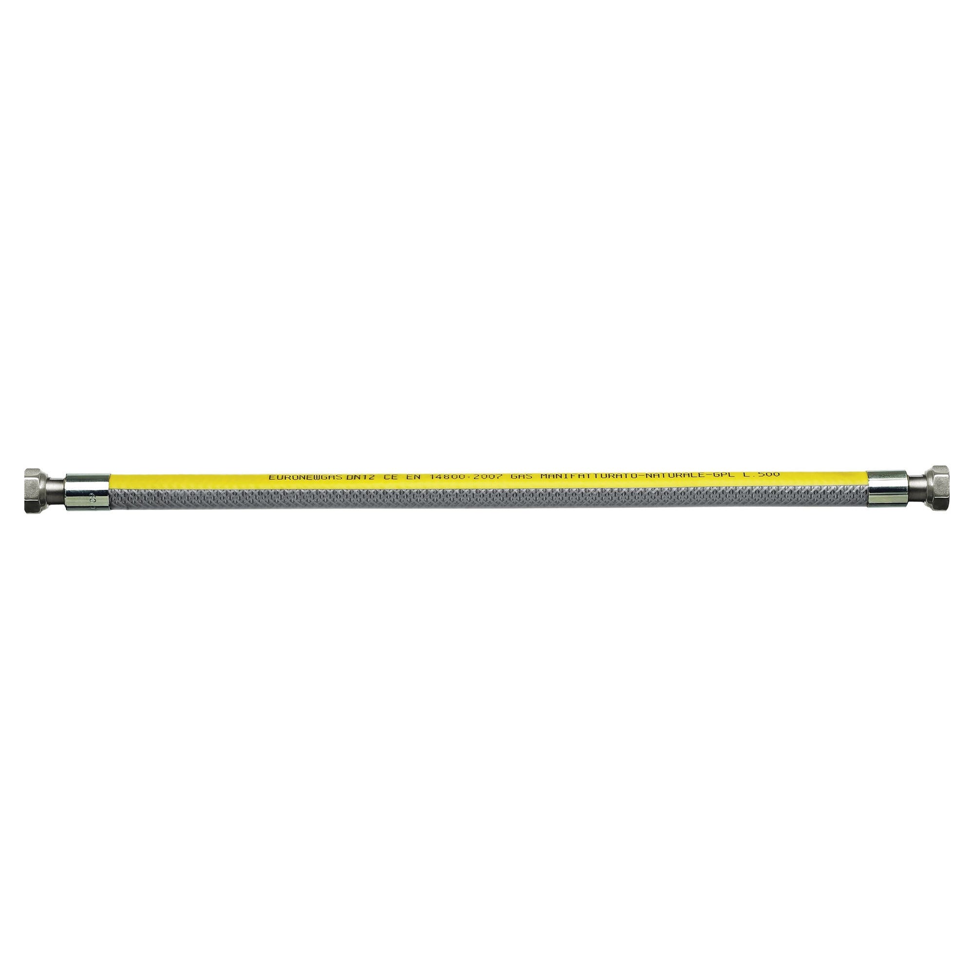 TUBO GAS ACOM UNI14800 100 cm FF1/2 INTERNO ACCIAIO