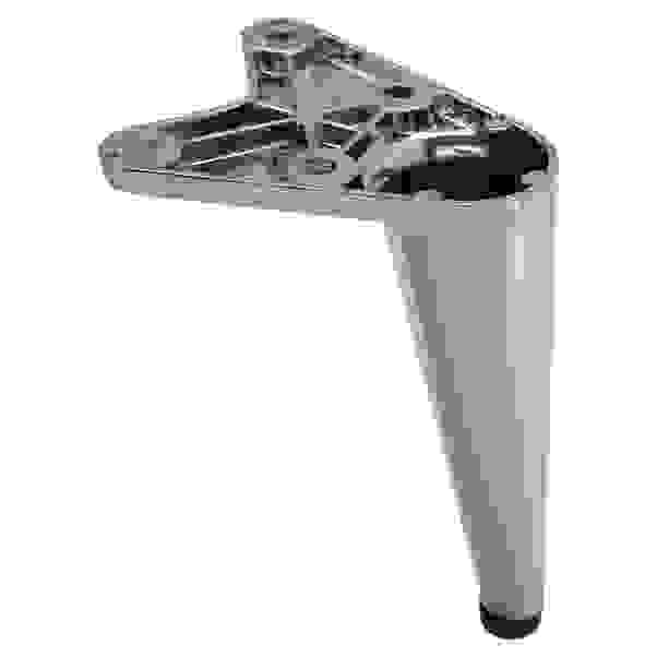 PIEDE PER MOBILE REGOLABILE H 100 mm ZAMA CROMO LUCIDO