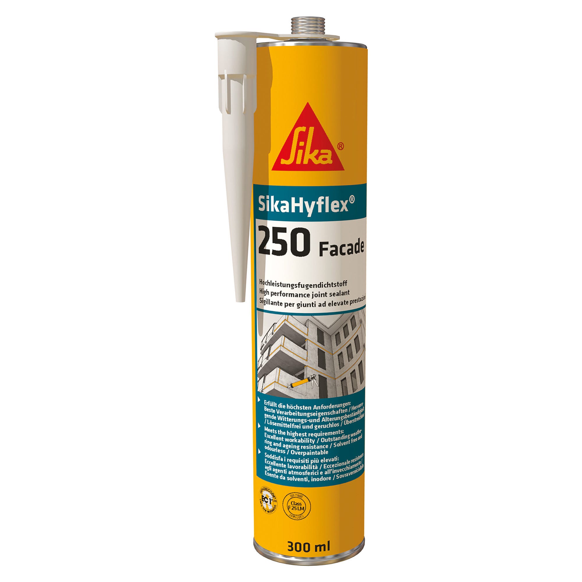 SILICONE POLIURETANICO SIKA BASSO MODULO PER GIUNTI E FACCIATE BIANCO ...