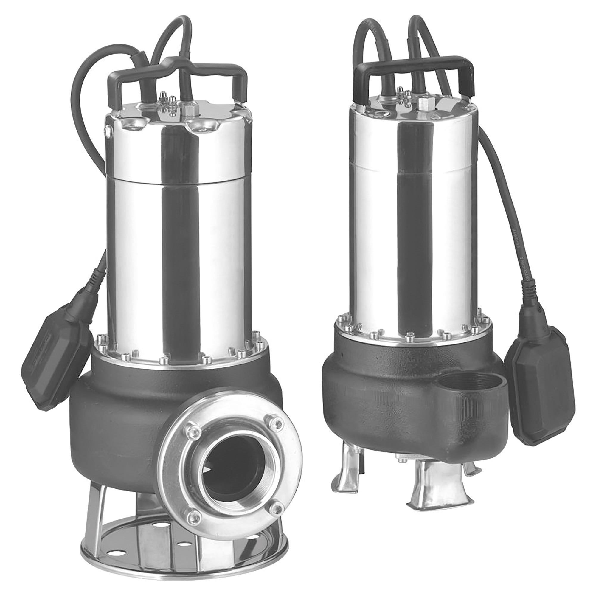 POMPA SOMMERSA 1100W EBARA ACQUE SPORCHE FOSSE BIOLOGICHE 50DAR51.1 ...