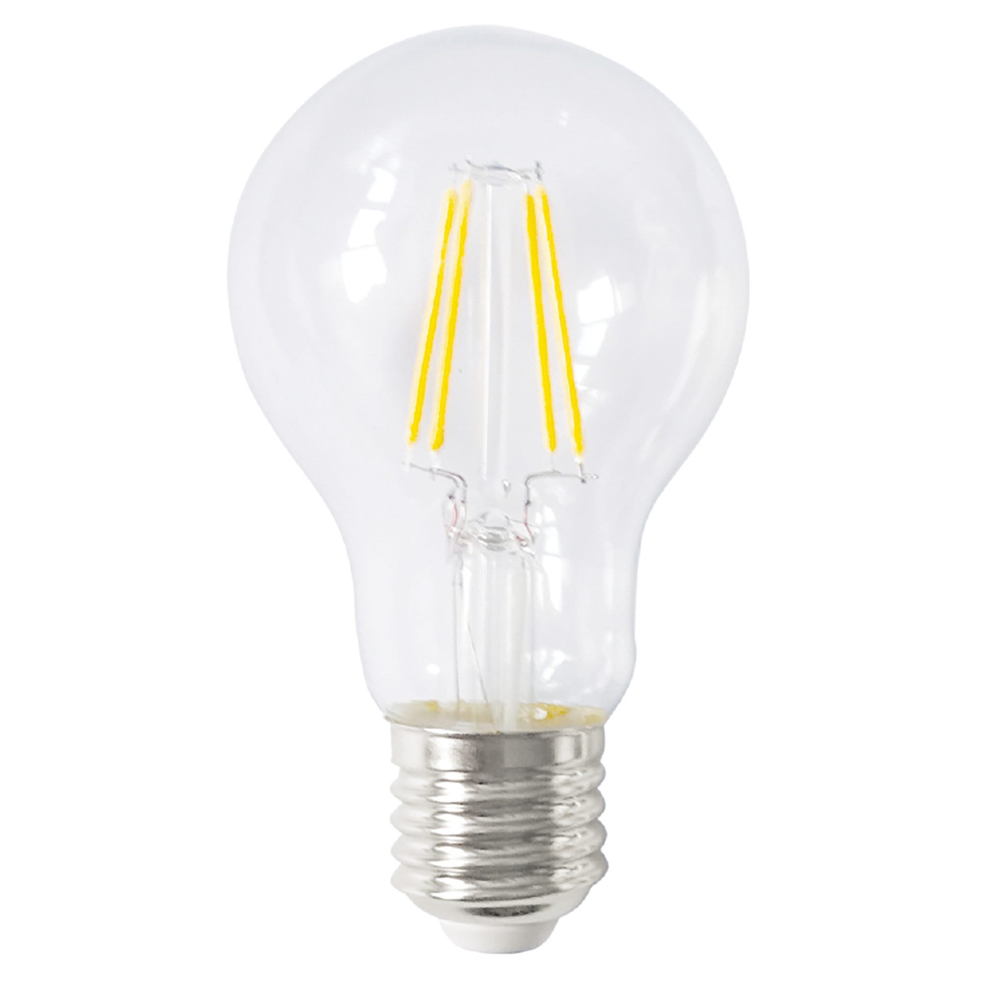 3 LAMPADINE PARKO LED FILAMENTO GOCCIA E27 7W=75W 800 lumen 4000K LUCE ...