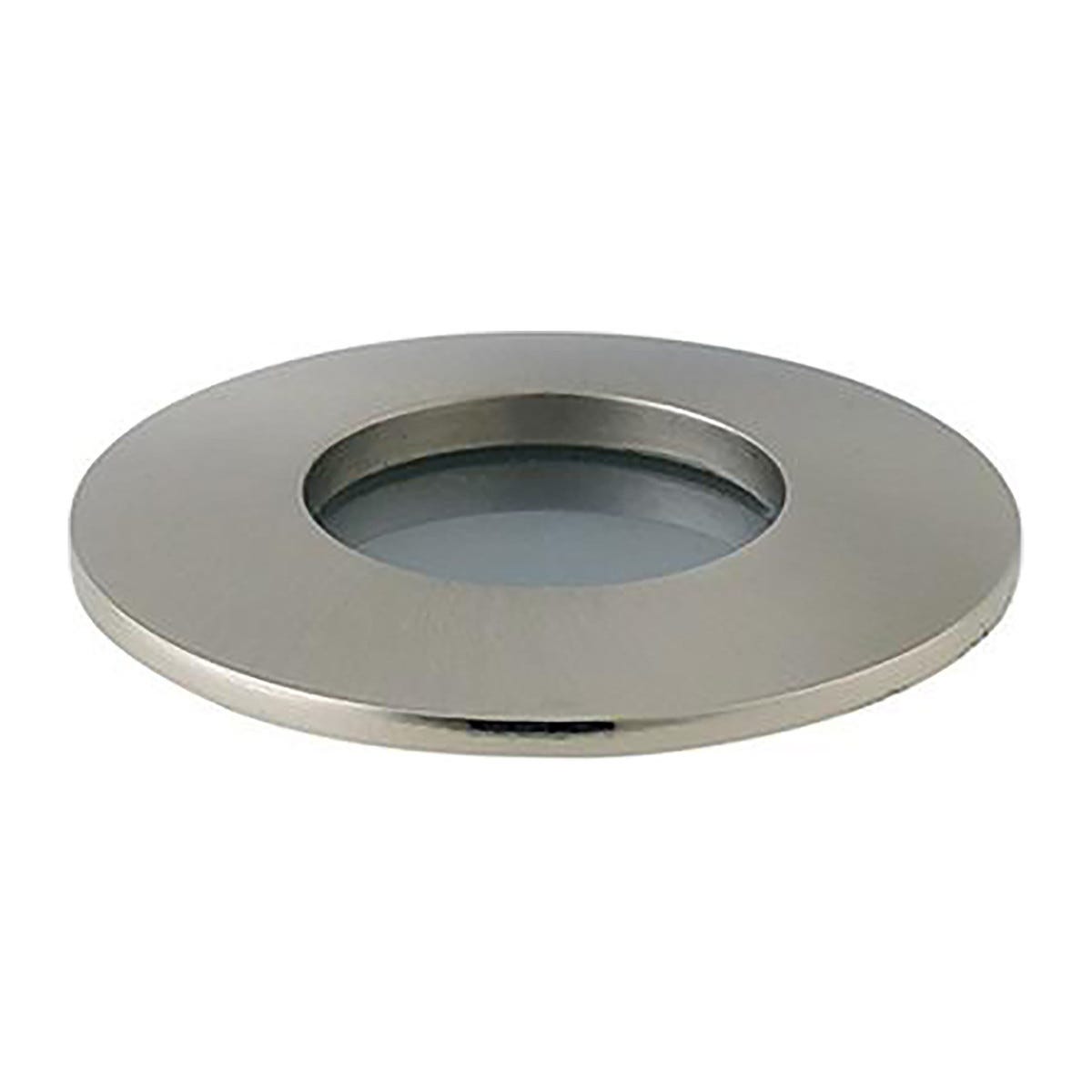 GHIERA A INCASSO VIPER TONDA COLORE NIKEL FISSA PER LAMPADINE GU10 O ...