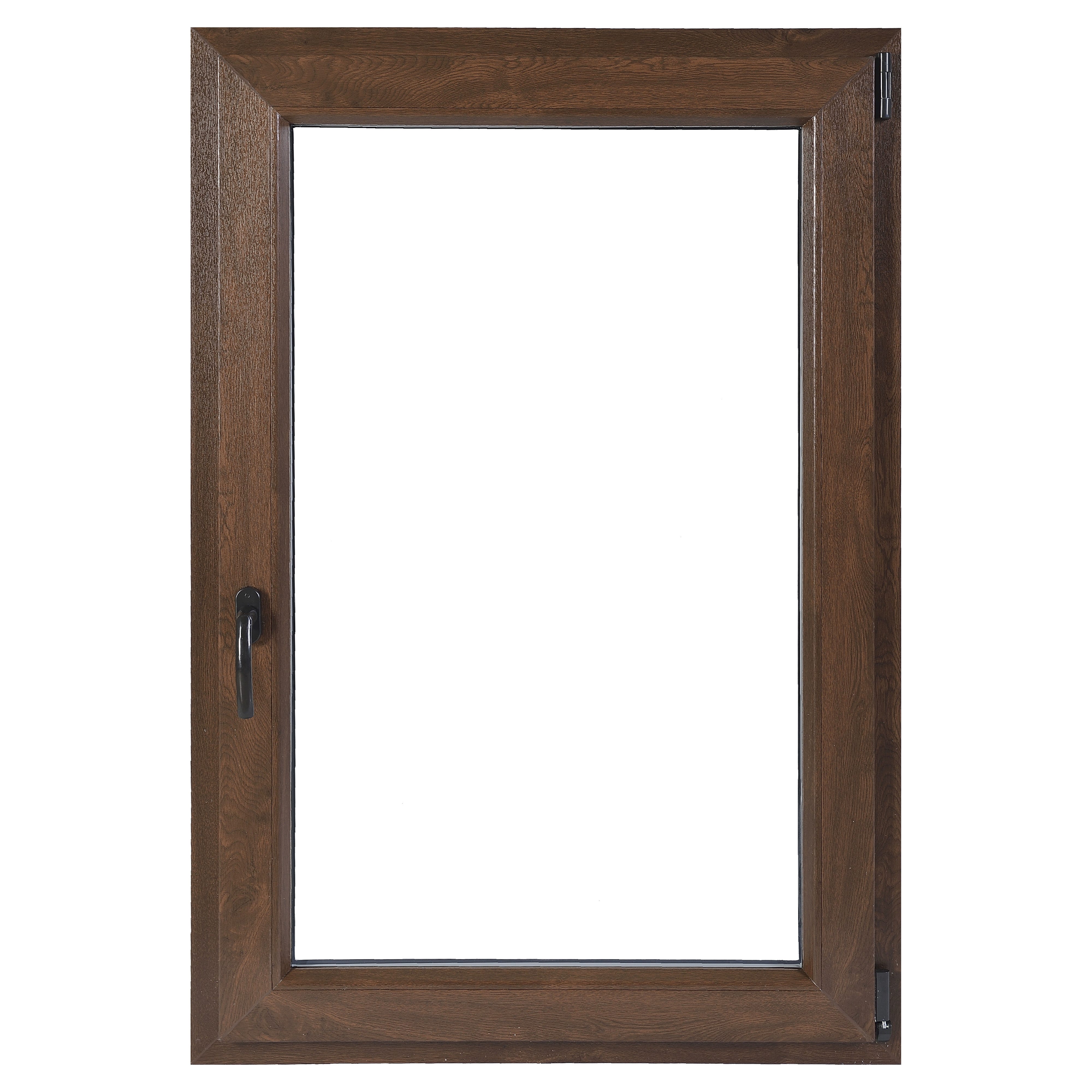 FINESTRA IN PVC NOCE 1 ANTA DESTRA 80x120 cm (LxH) | Tecnomat
