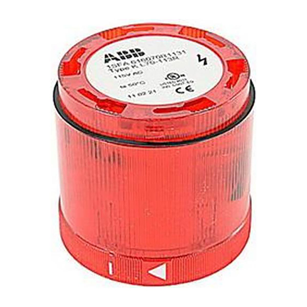 TORRETTA LUMINOSA ABB ROSSA 12/240 Vac/dc DIAMETRO 22 mm