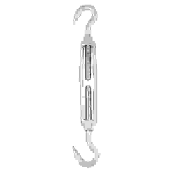 TENDITORE 2 GANCI 8 mm ACCIAIO INOX AISI 316 PORTATA 140 kg