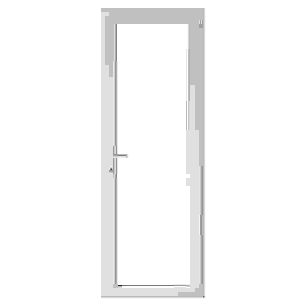 PORTA FINESTRA IN PVC BIANCA 1 ANTA CON SERRATURA SINISTRA 80x220 cm (LxH)