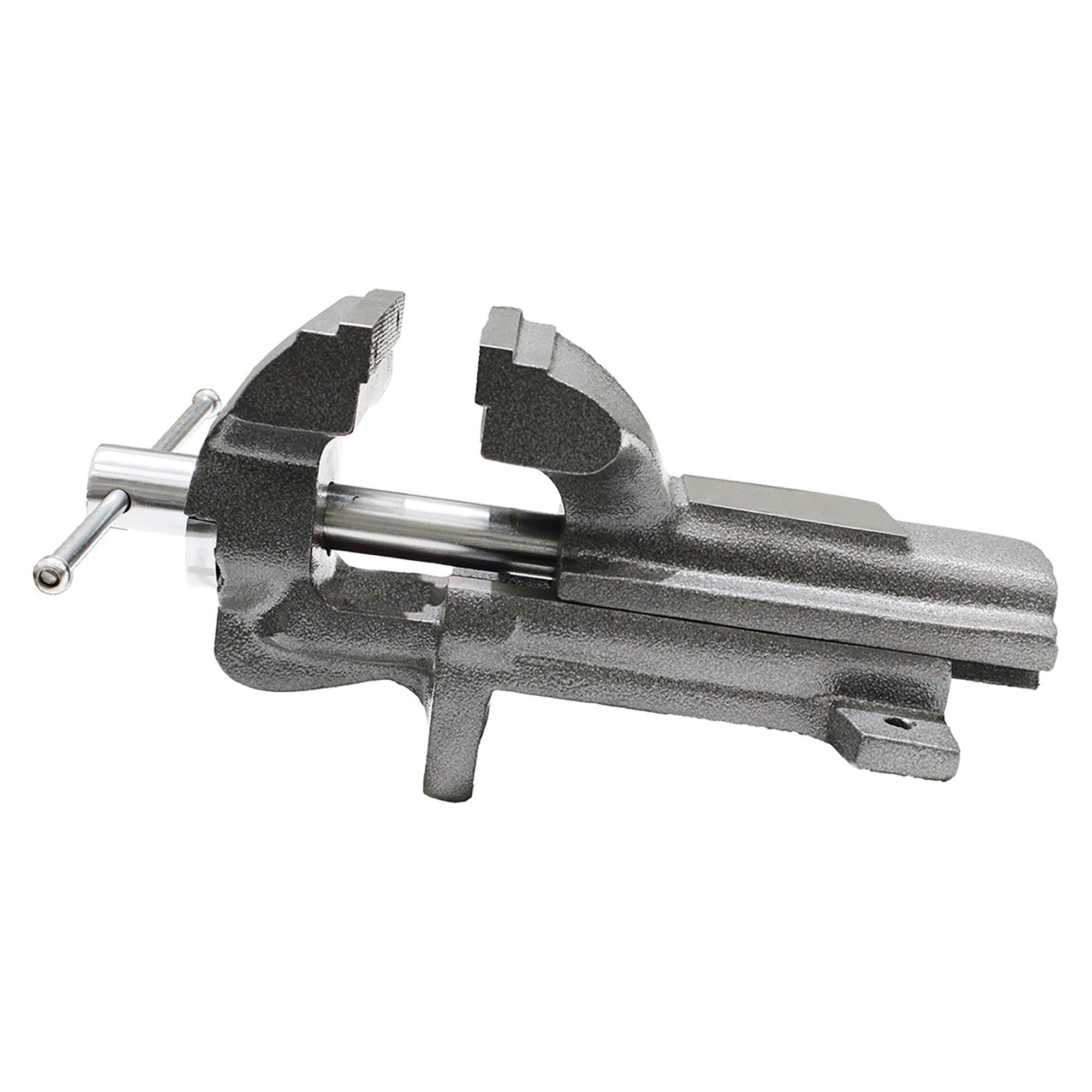 MORSA BASE FISSA 125 mm IN GHISA GANASCE IN ACCIAIO