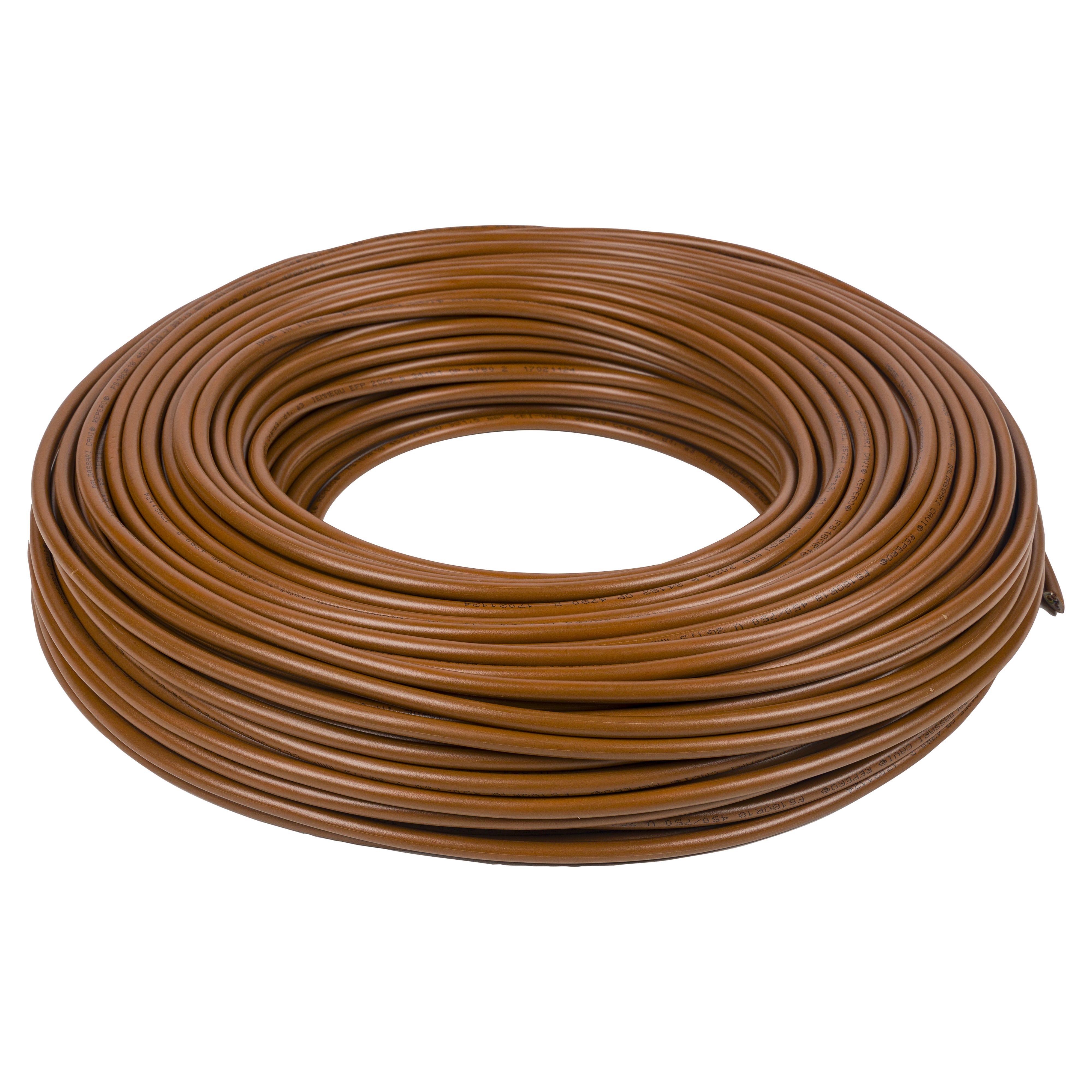 CAVO TRIPOLARE FS18OR 3G1,5 mm² MARRONE 450/750V MATASSA DA 100 m