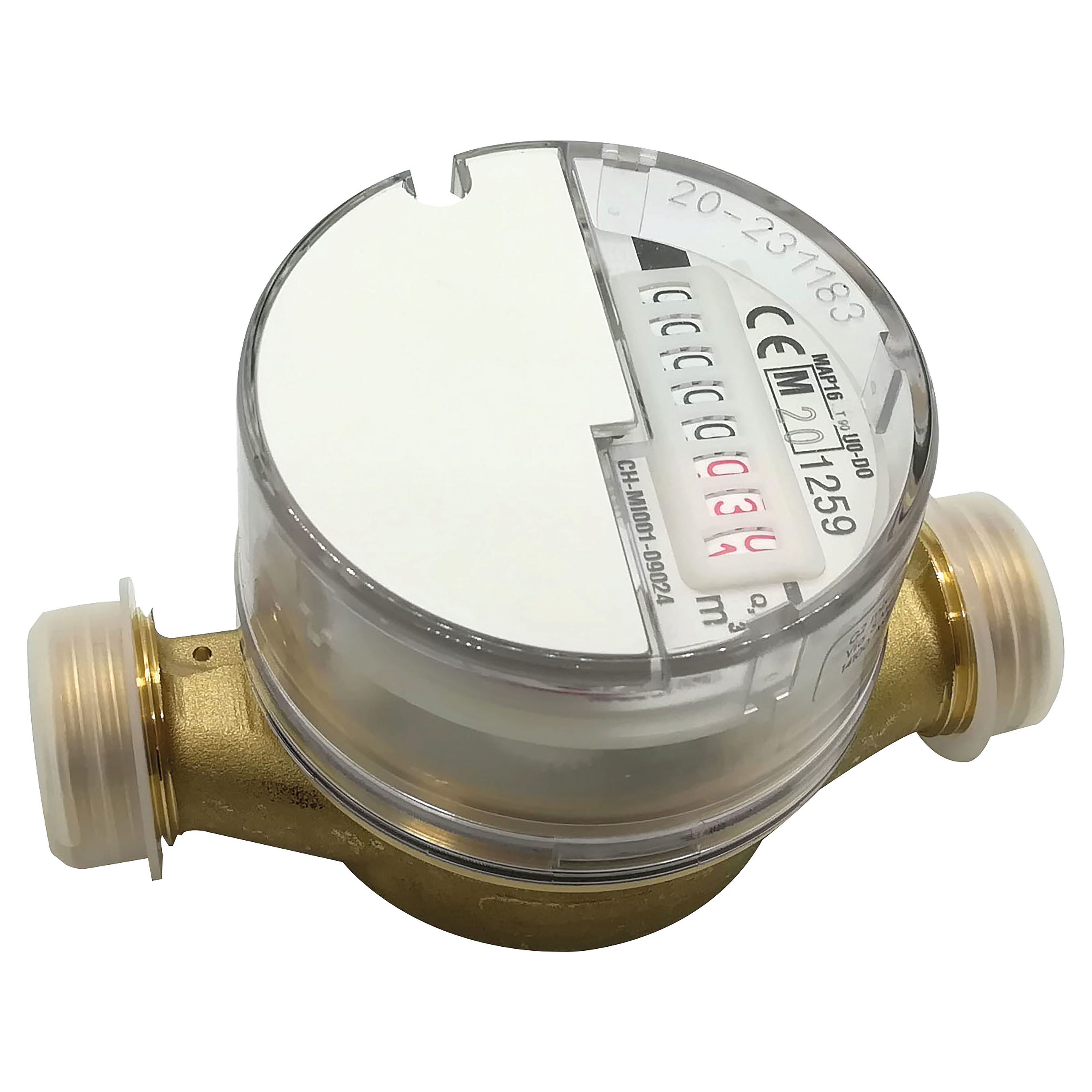 CONTATORE ACQUA FREDDA/CALDA GIOANOLA S-DRY SENZA BOCCHETTONE Ø 1/2 ...