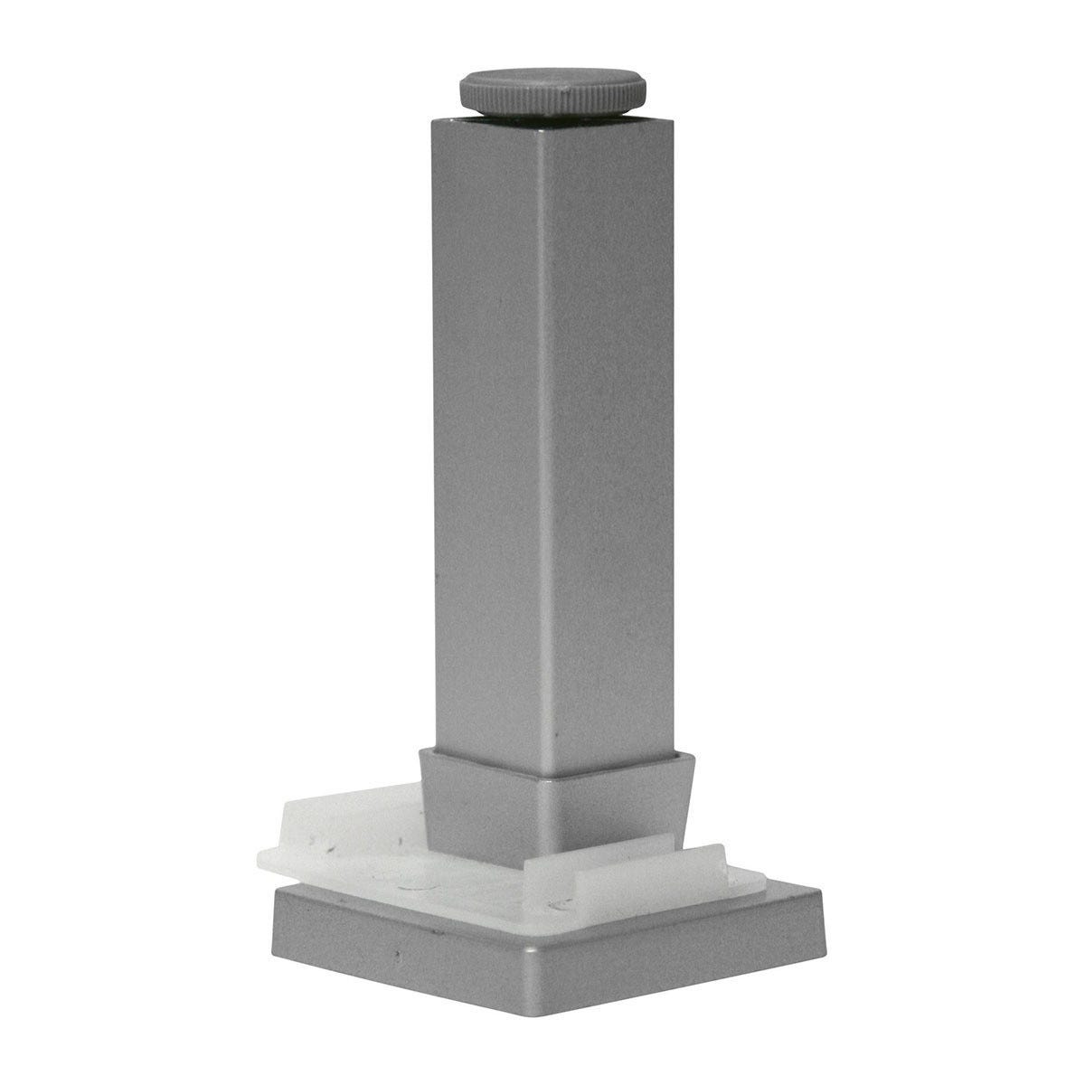 PIEDE PER MOBILE REGOLABILE 150x25x25 mm FILETTO 8 MA ALLUMINIO | Tecnomat
