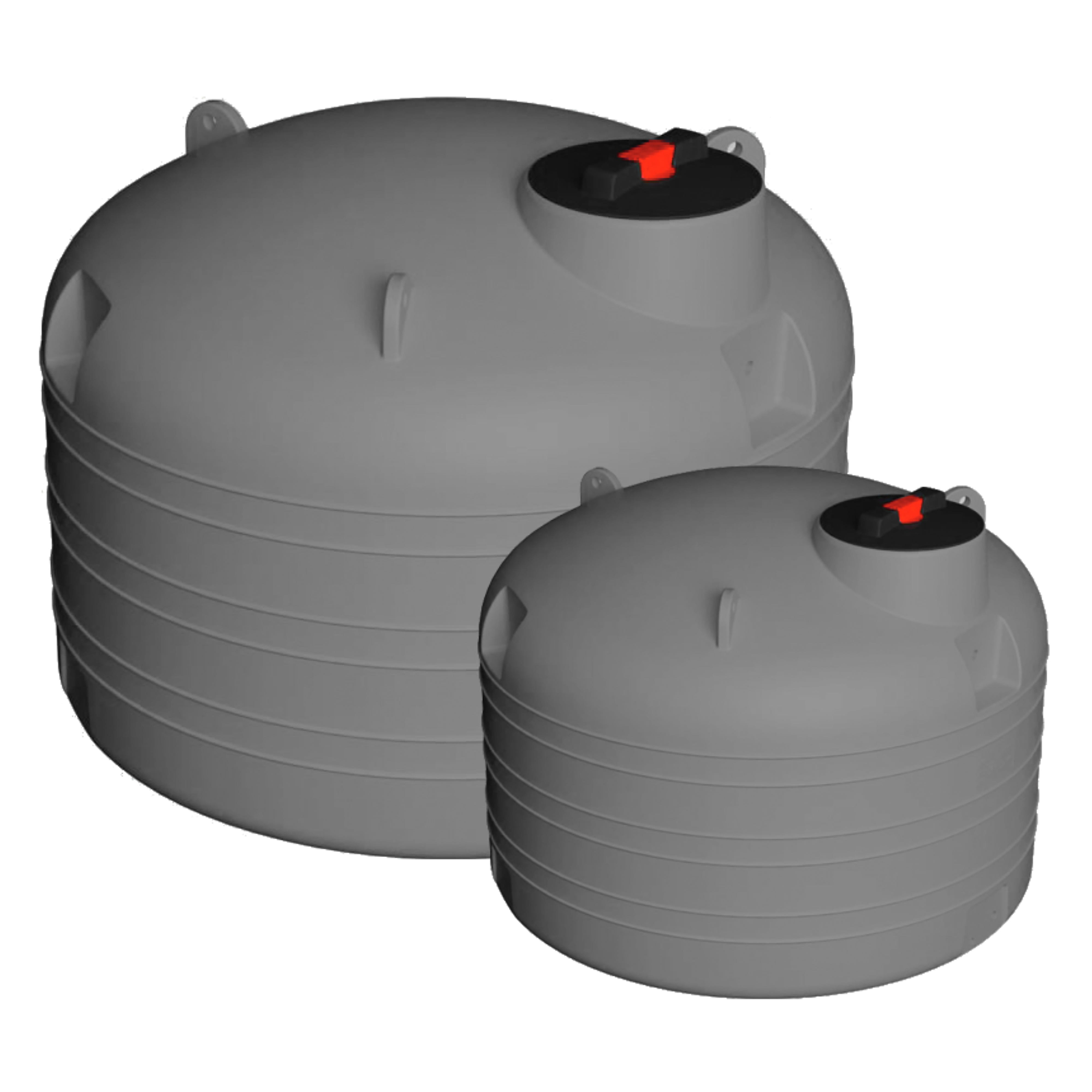 CISTERNA PANETTONE 2000 l GRIGIO IN POLIETILENE POTABILE O LIQUIDI