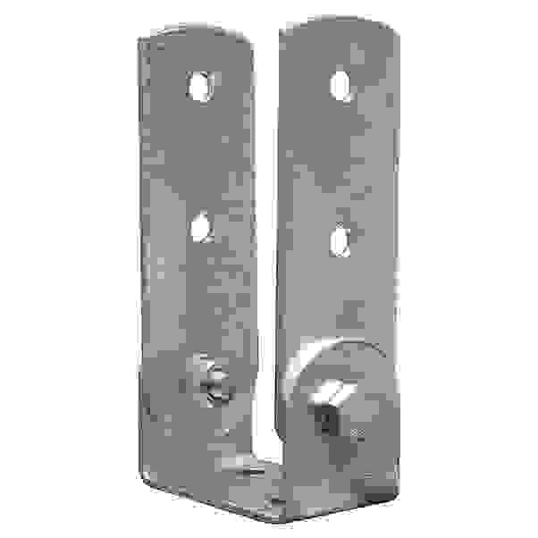 STAFFA ACCIAIO ZINCATO SNODABILE PER PERGOLATO 71 mm