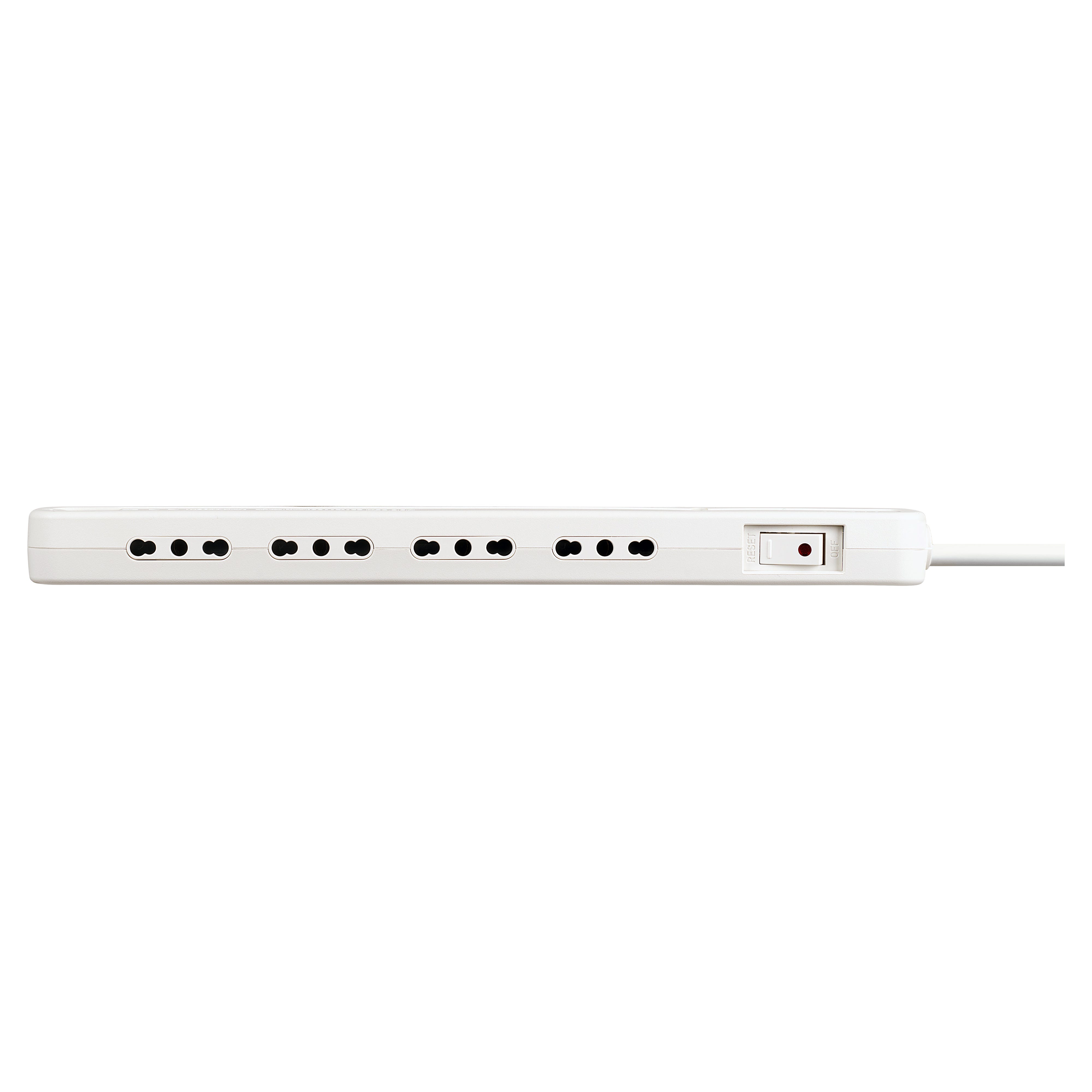 MULTIPRESA SLIM BTICINO BIANCA 4 PRESE 2P+T 10/16A C/INTERRUTTORE CAVO ...