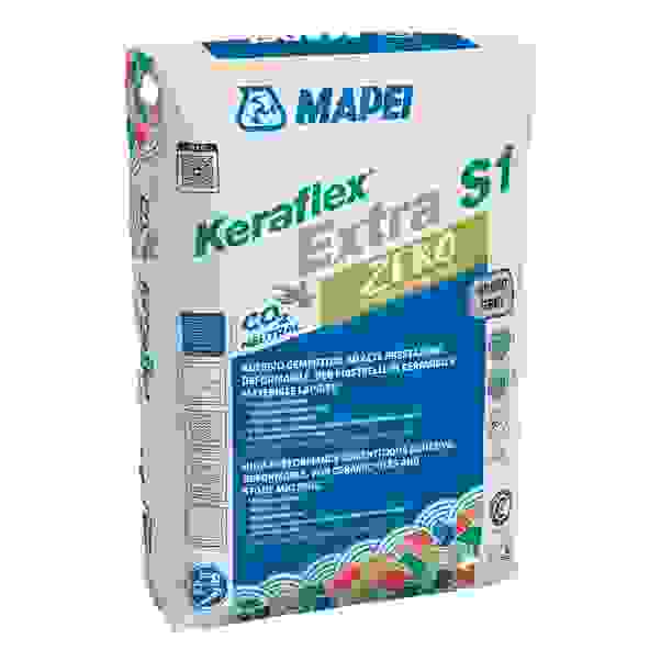 COLLA KERAFLEX EXTRA S1 ZERO GRIGIO 25 KG MAPEI