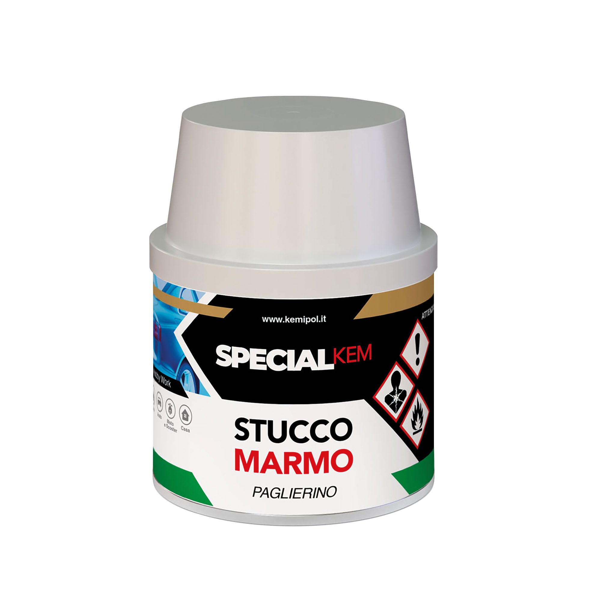 STUCCO PER MARMO/CERAMICA 150 ml POLIESTERE BICOMPONENTE PAGLIERINO