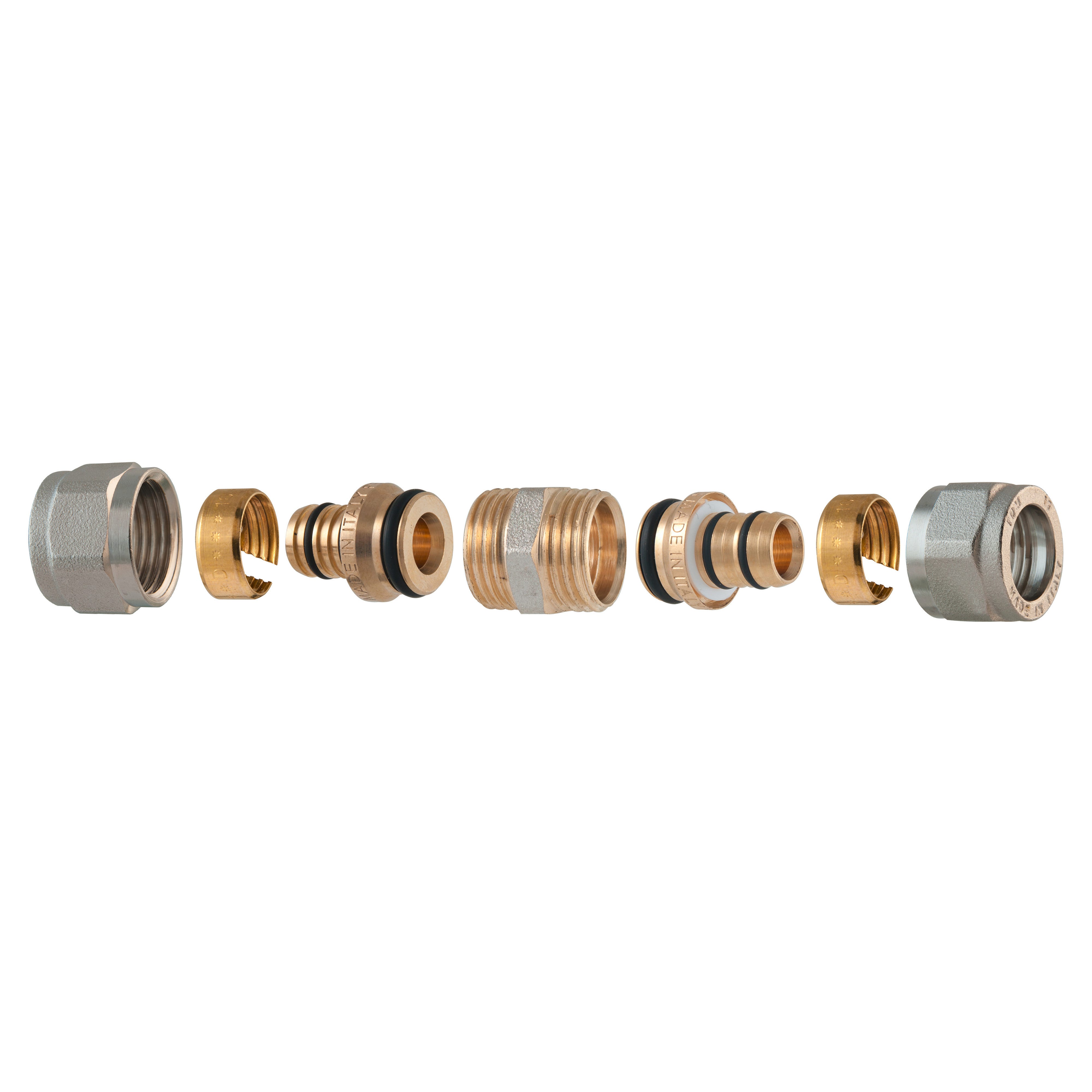 RACCORDO A STRINGERE TDM MANICOTTO Ø 20 x Ø 20 mm PER TUBO MULTISTRATO