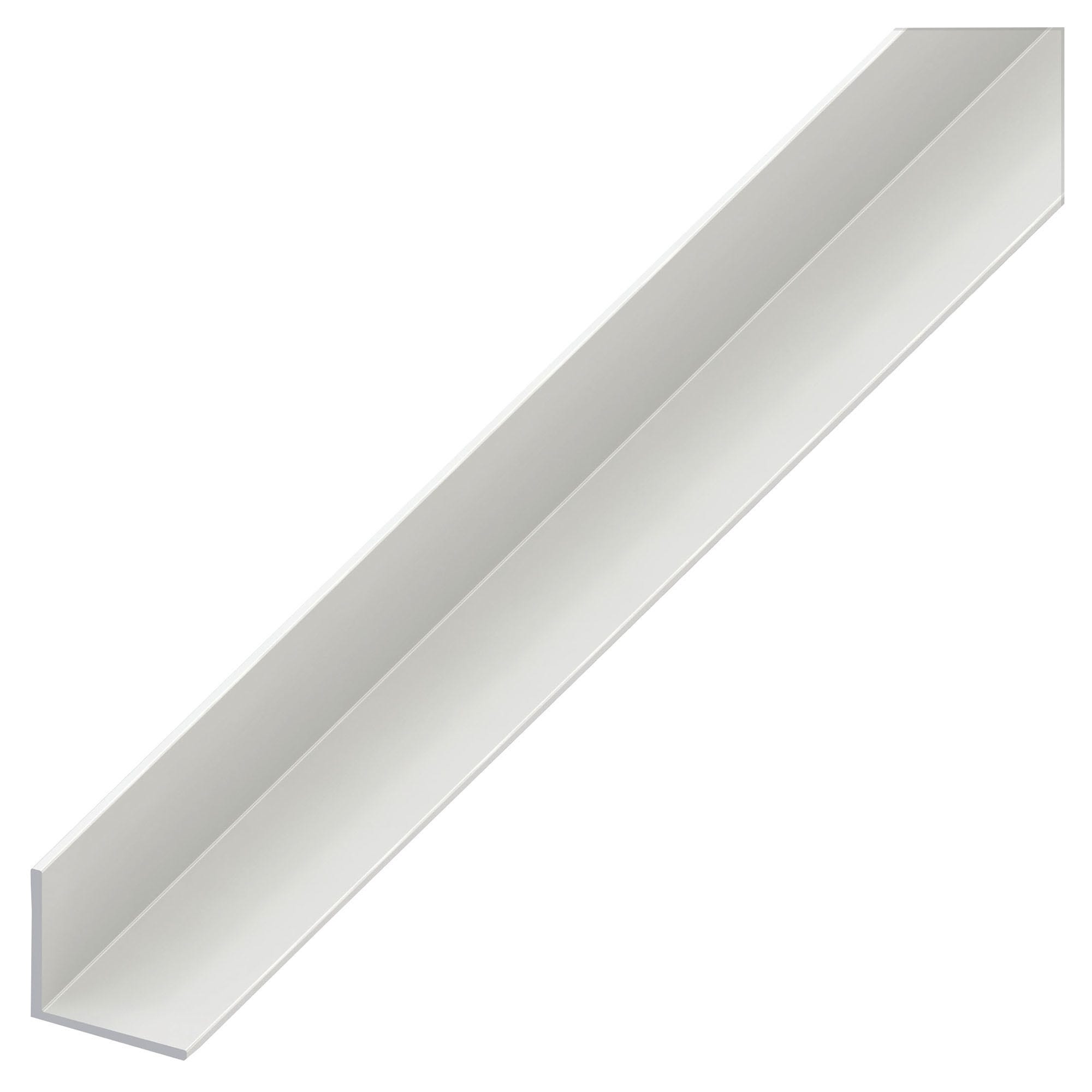 ANGOLARE ALLUMINIO VERNICIATO 30x30x1 mm 1 m BIANCO