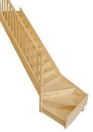 SCALA DRITTA IN ABETE 270x65 cm (HxL) 14 GRADINI | Tecnomat