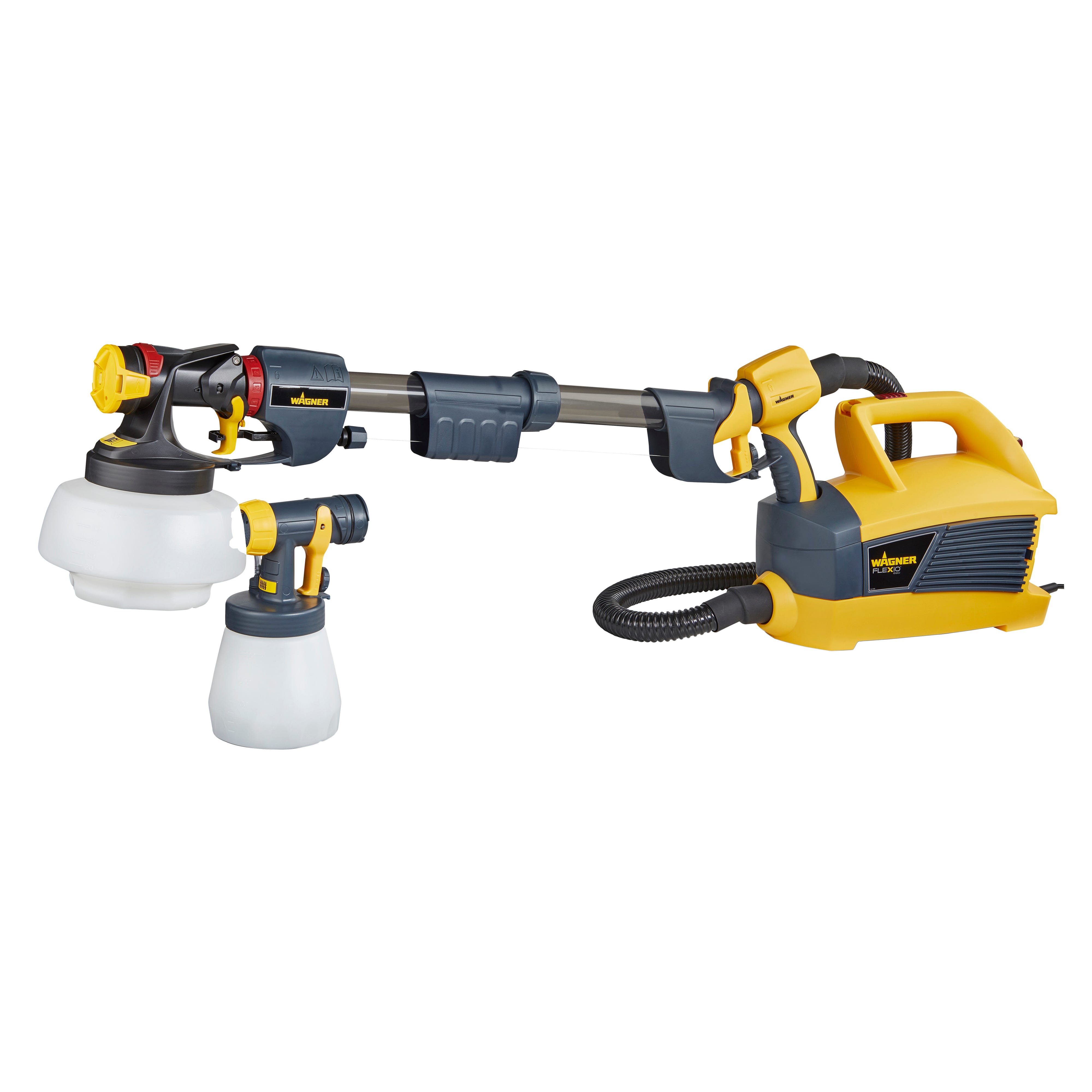 PISTOLA SPRUZZO WAGNER W690 FLEXIO HVLP 2 SERBATOI E PROLUNGA 30 cm PER ...