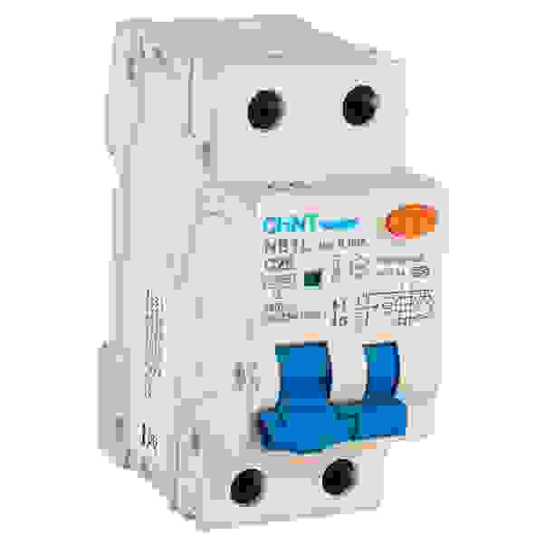 INTERRUTTORE MAGNETOTERMICO CHINT DIFFERENZIALE 1P+N 25A 4,5KA 30mA 2 MODULI 230V CLASSE A