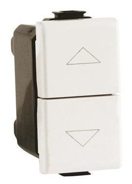 PULSANTE DOPPIO BTICINO MATIX INTERBLOCCATO CON FRECCE 10A 250 VAC 1P ...
