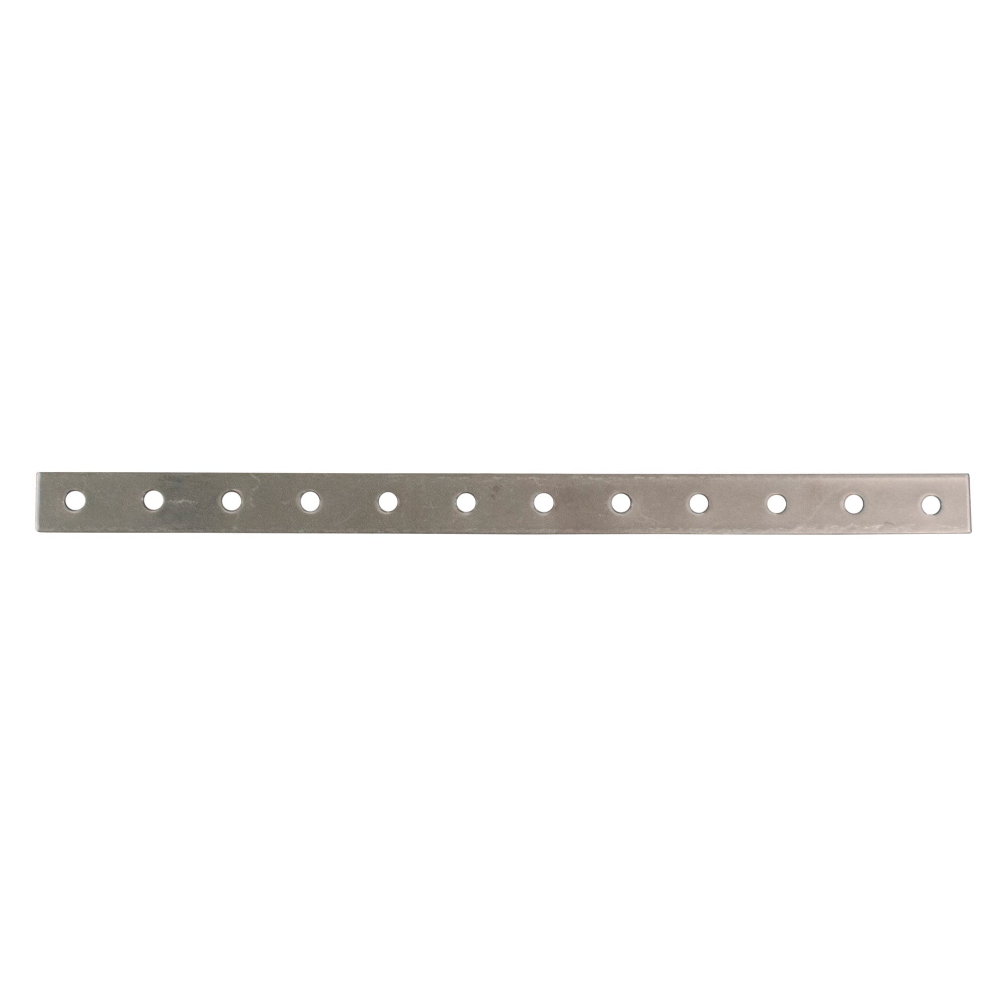 PIASTRA FORATA DRITTA RINFORZATA 300 mm INOX AISI 304 LUCIDO